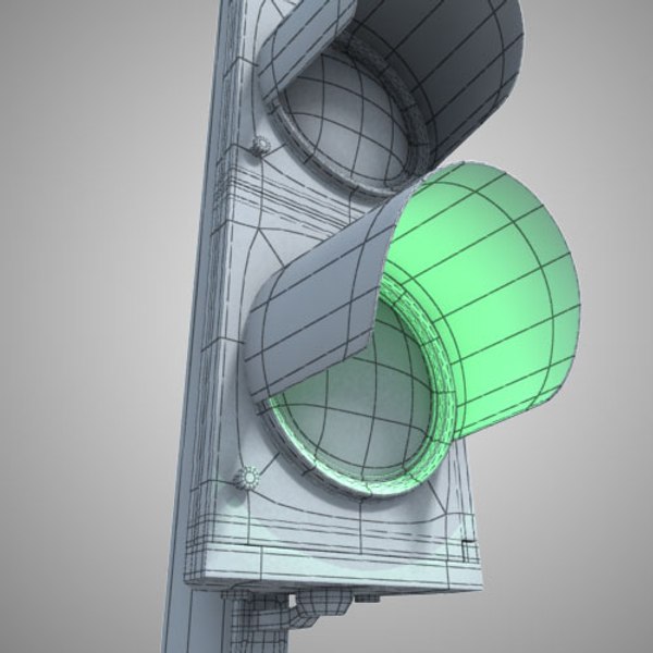 3d traffic light model