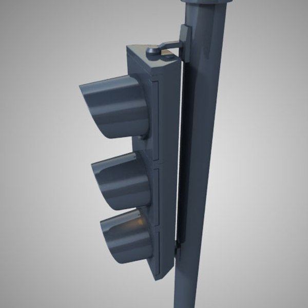 3d traffic light model