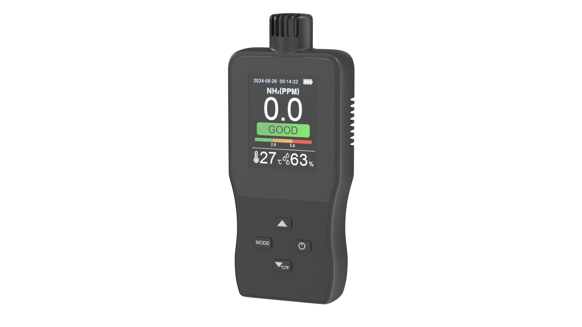 3D Handheld Ozone Gas Detector Black - TurboSquid 2410955