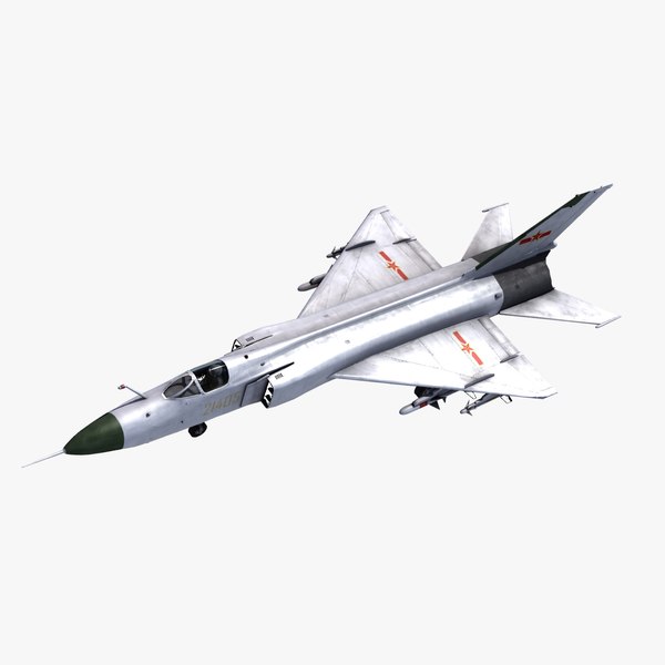 shenyang j8 finback fighter 3d 3ds