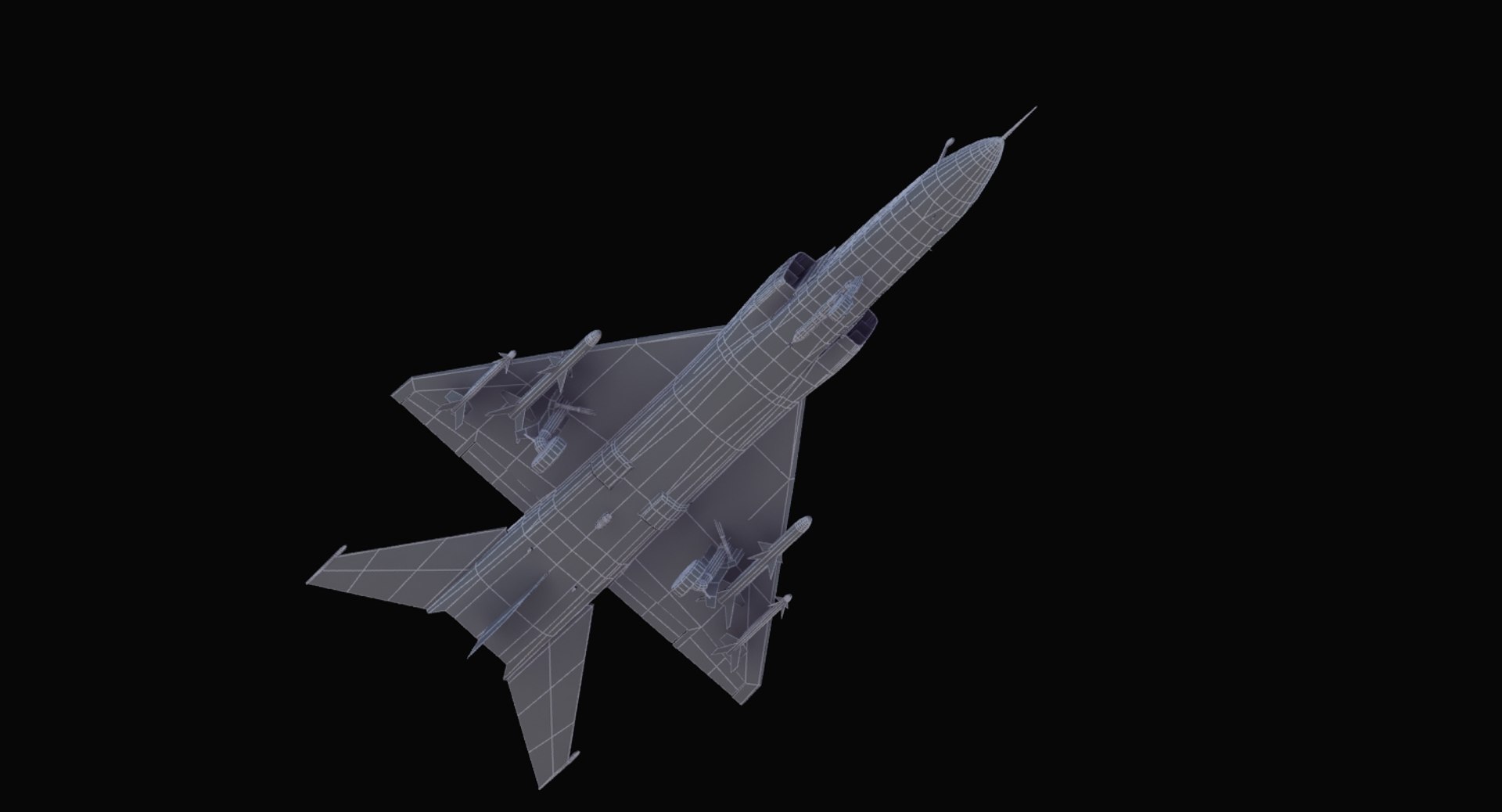 Shenyang J8 Finback Fighter 3d 3ds