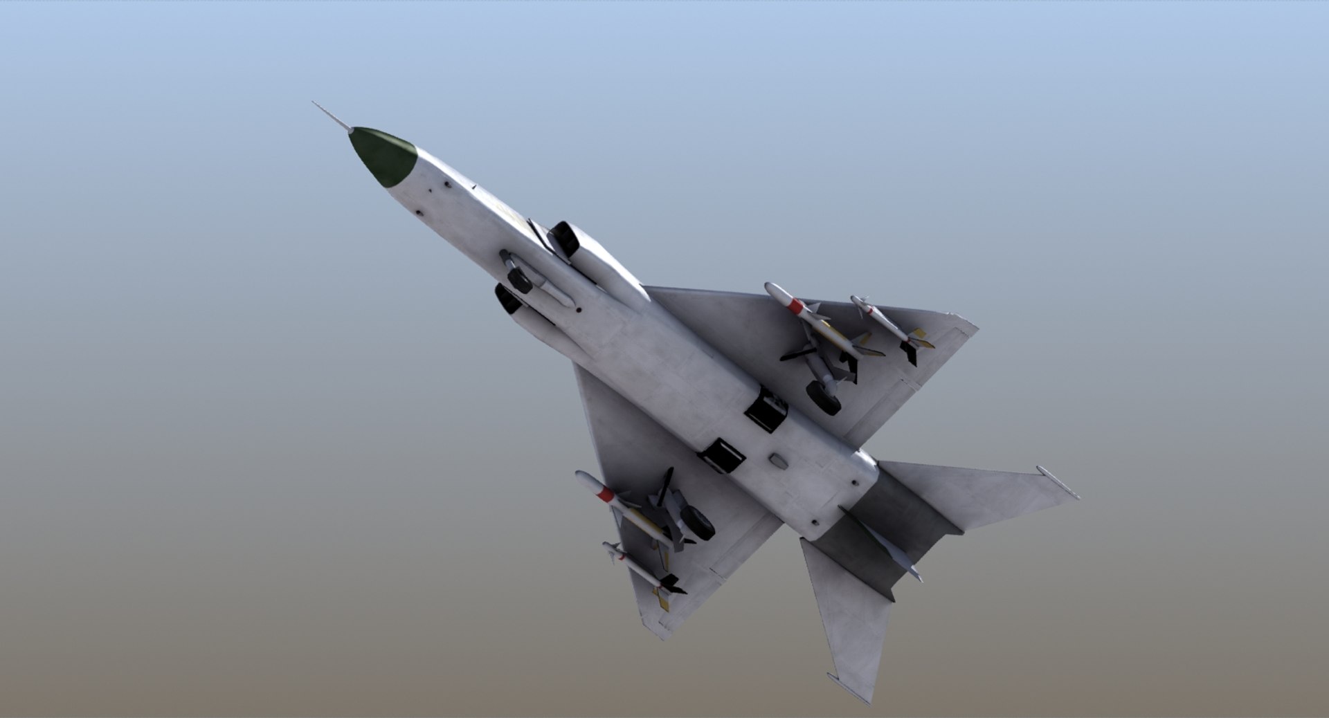 Shenyang J8 Finback Fighter 3d 3ds