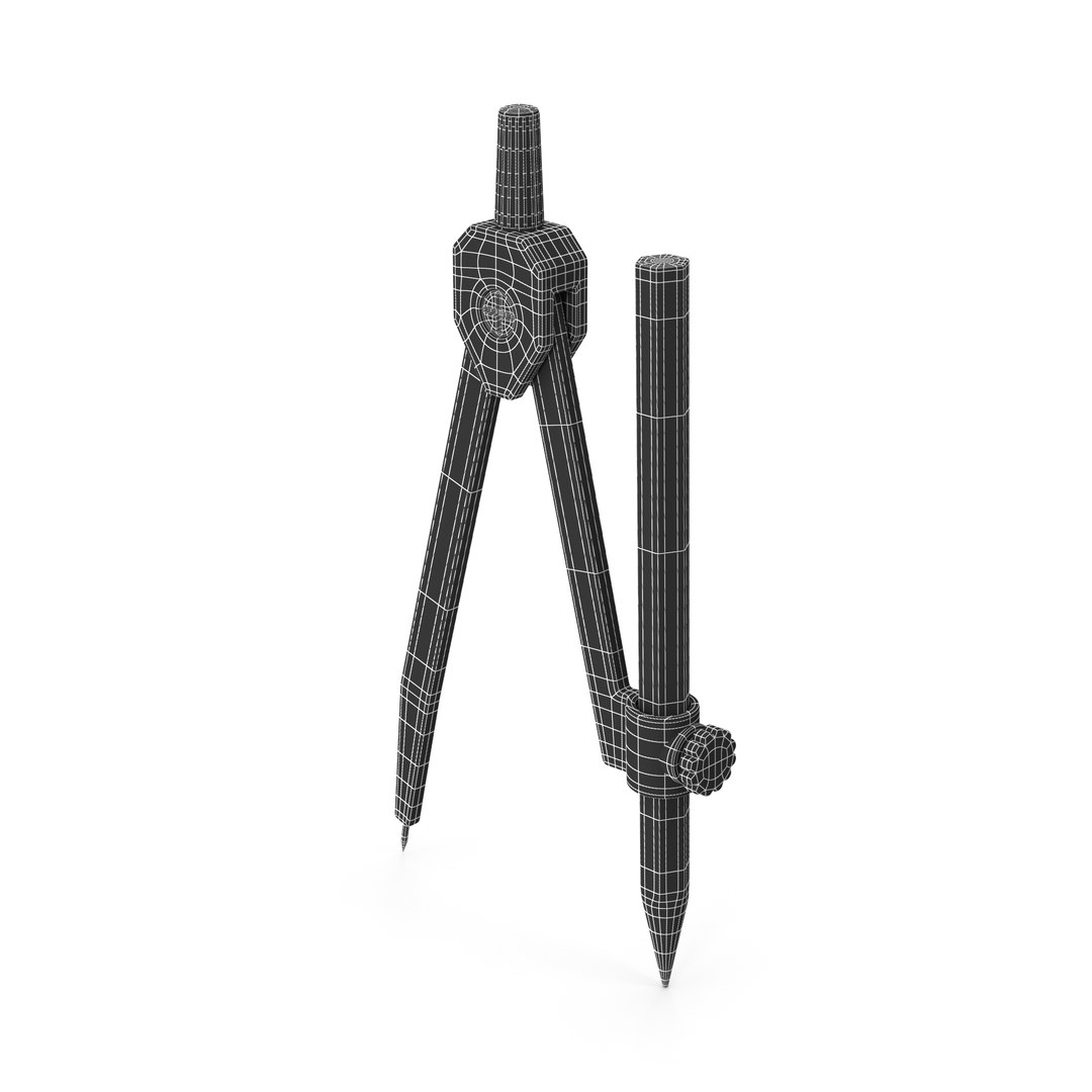 3d Drafting Compass Turbosquid 1929087