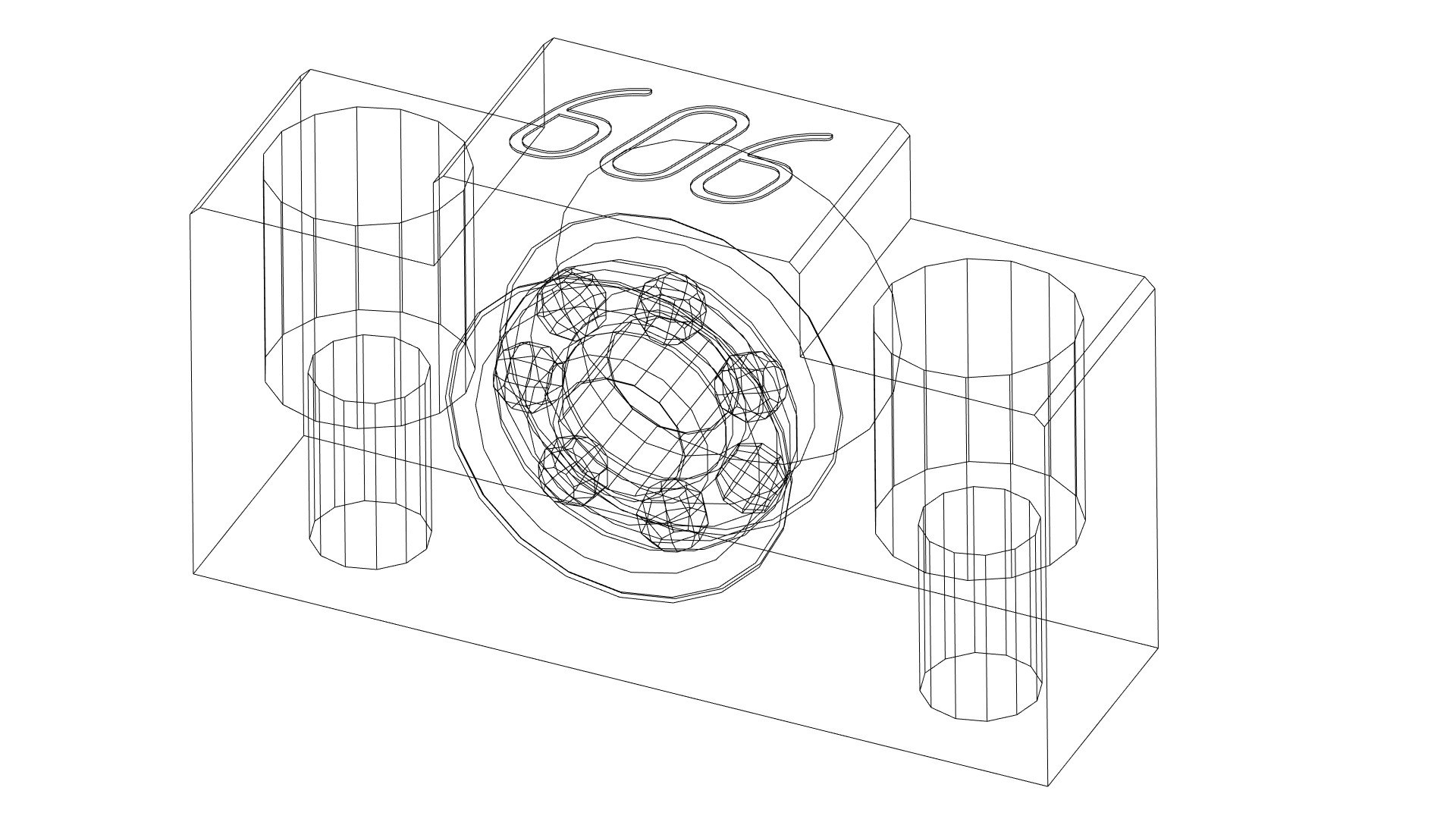 EF6 supports 3D model - TurboSquid 2009756