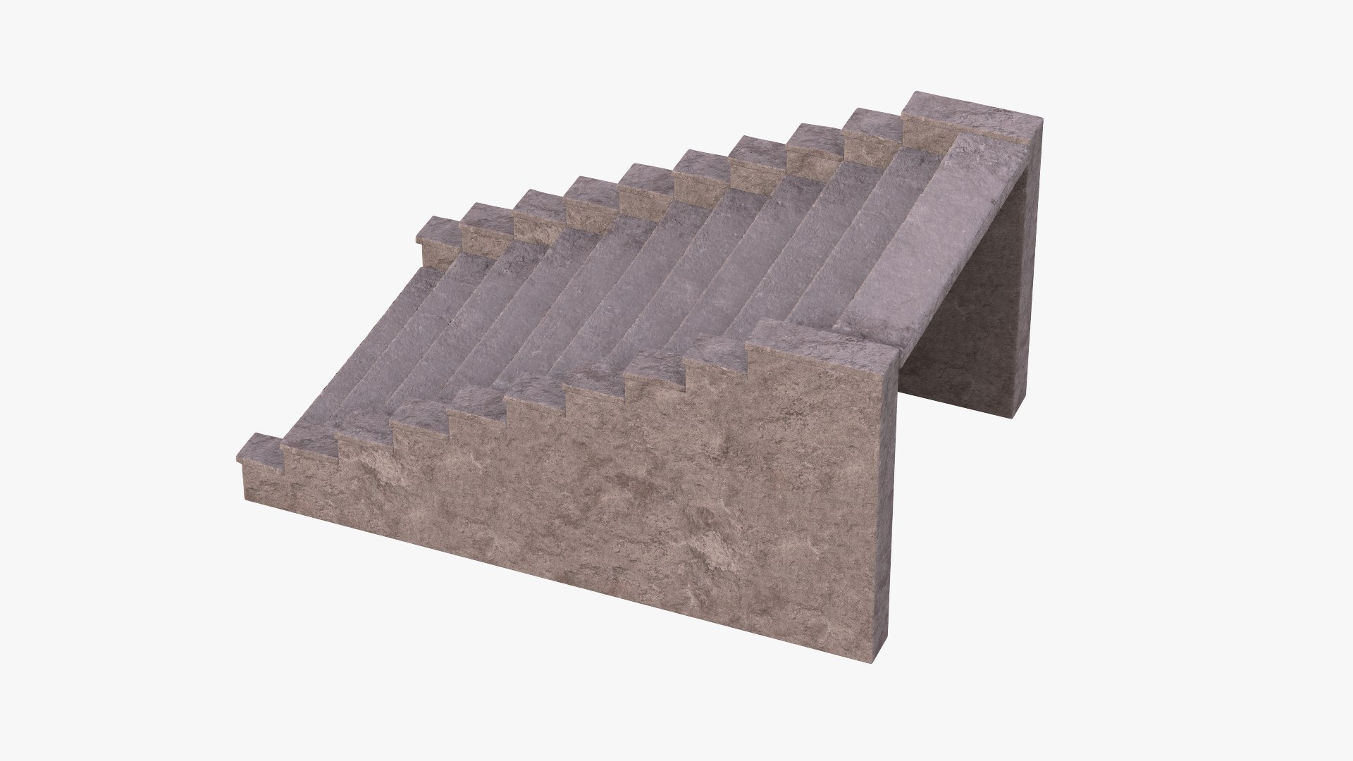 3D Model Rock Stairs - TurboSquid 2110153