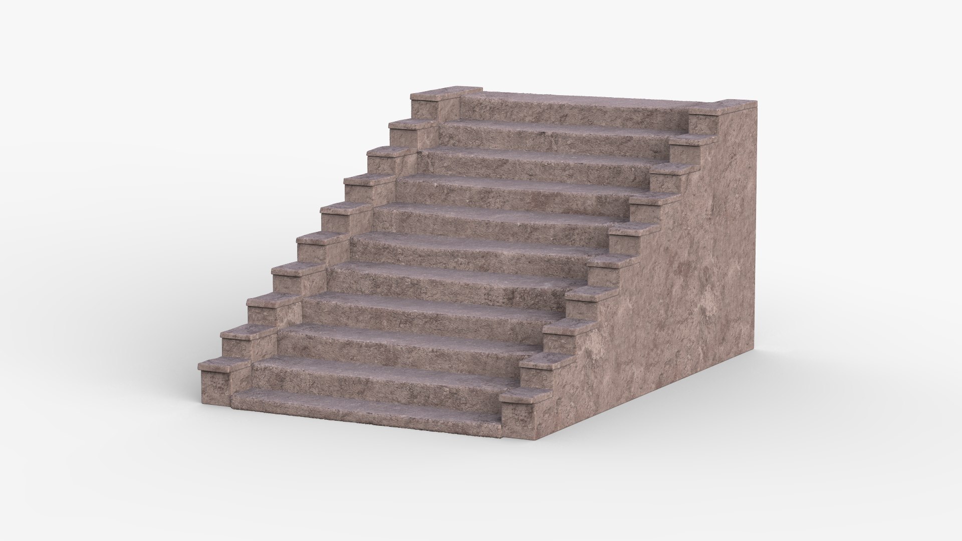 3D Model Rock Stairs - TurboSquid 2110153