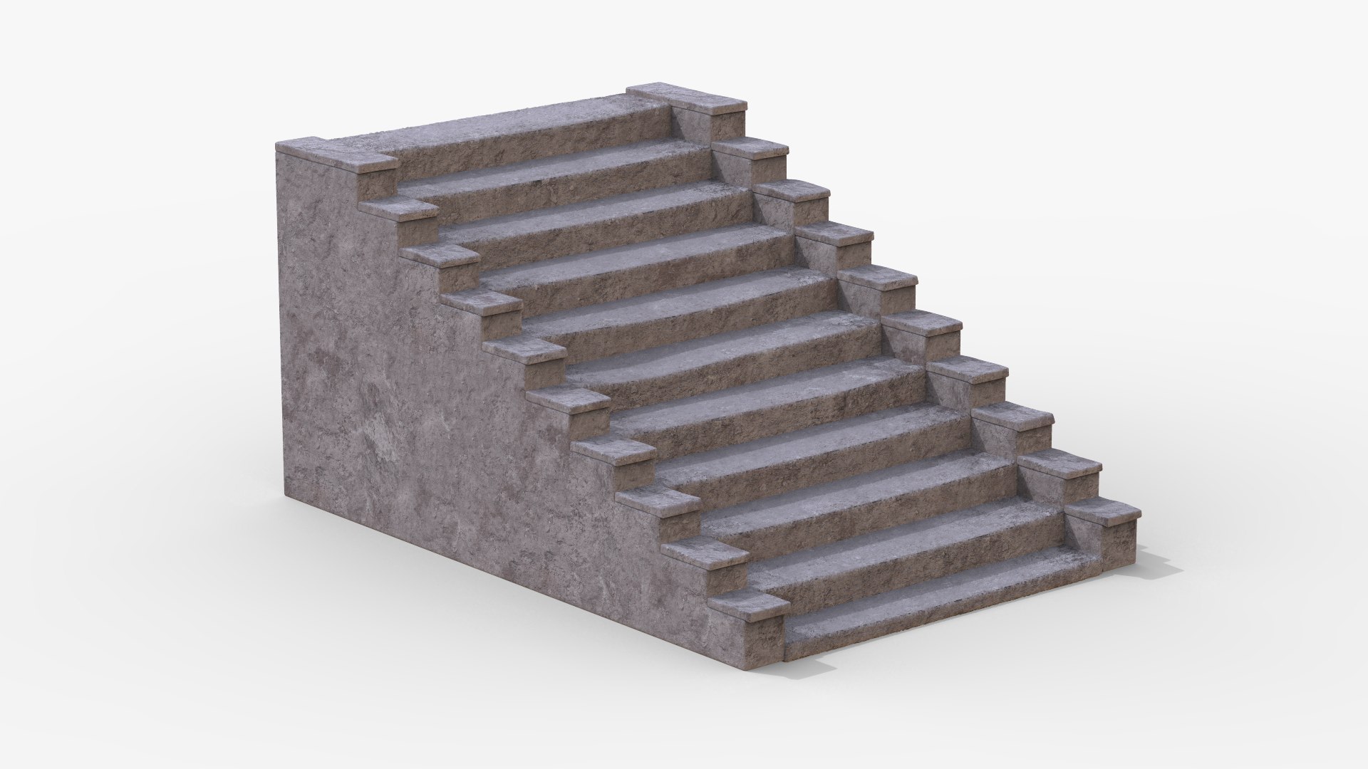 3D Model Rock Stairs - TurboSquid 2110153