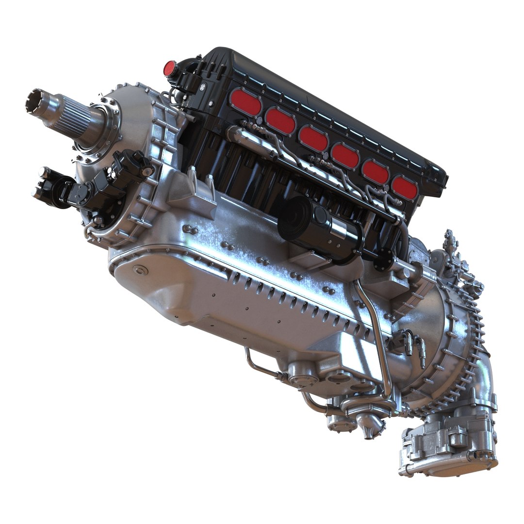 Piston aircraft engines 3 3D model | 1144923 | TurboSquid