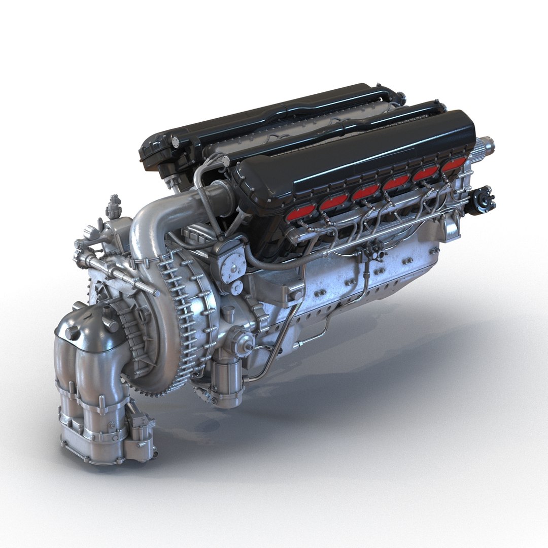 Piston aircraft engines 3 3D model | 1144923 | TurboSquid