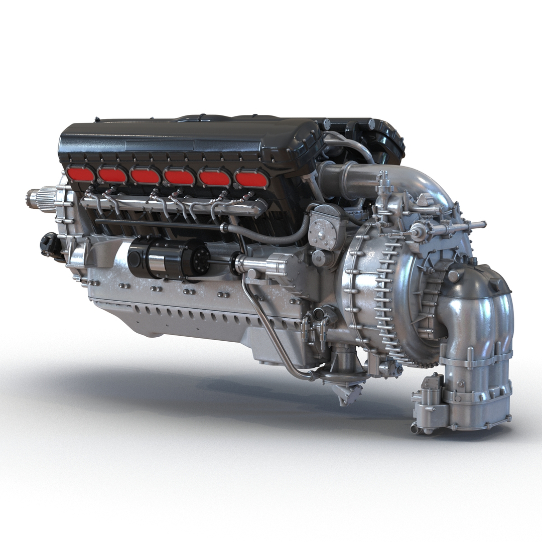Piston aircraft engines 3 3D model | 1144923 | TurboSquid