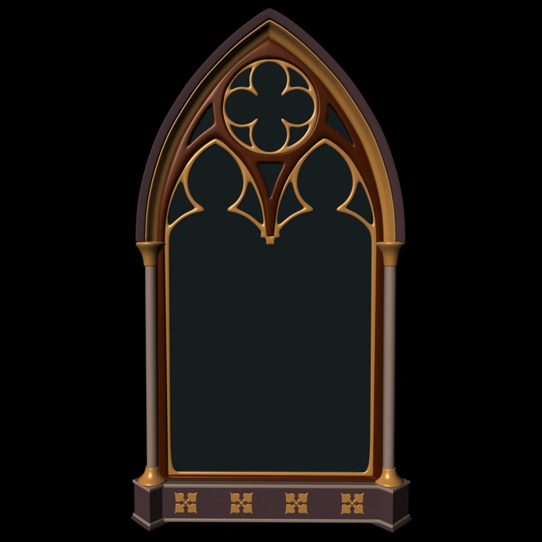 Gothic Mirror Obj