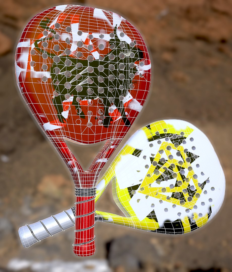 3D Paddle Racket - TurboSquid 1203883