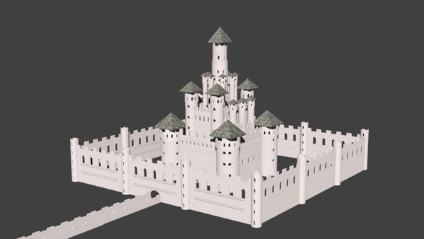 3D castle buildings - TurboSquid 1698797