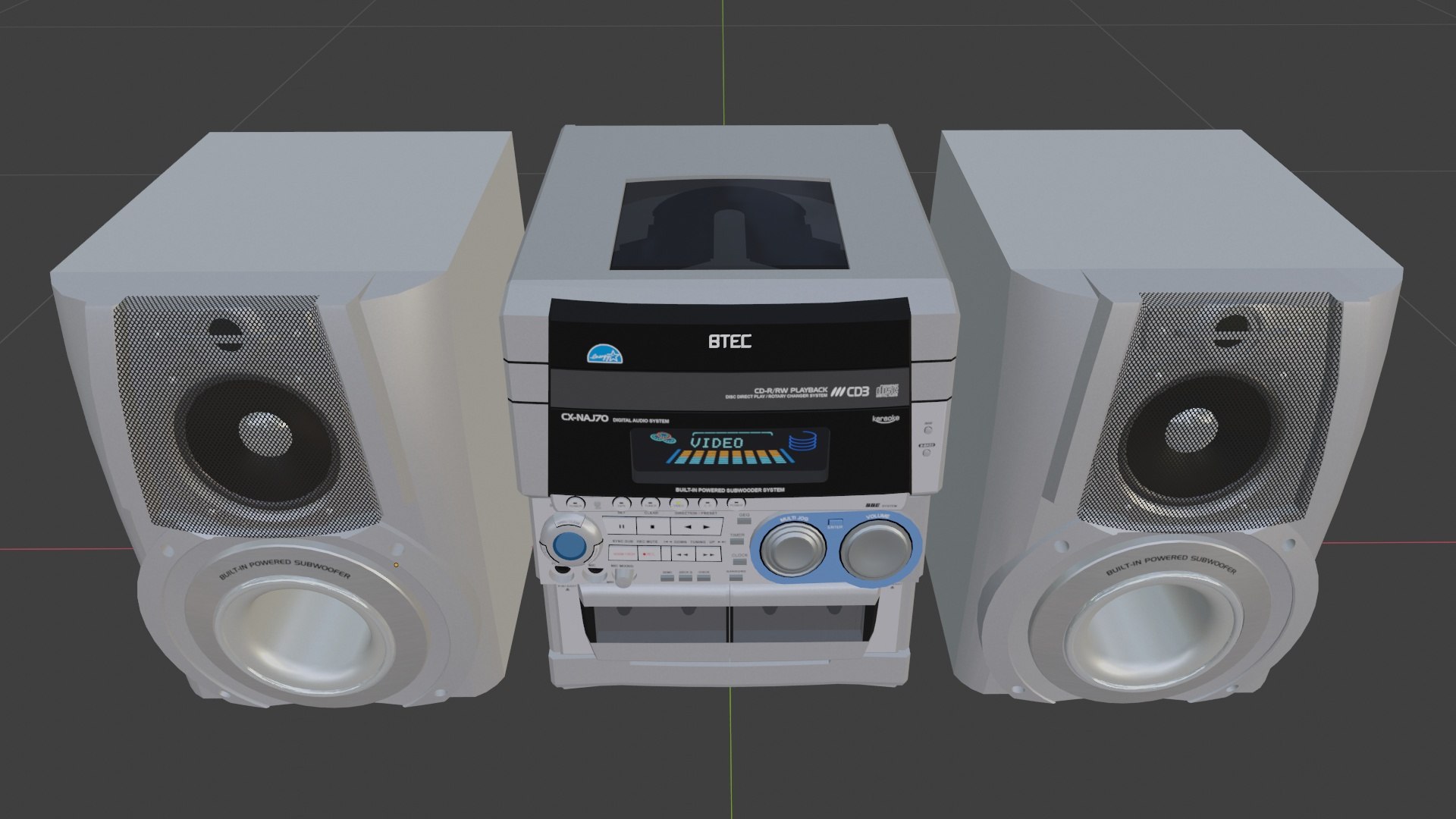 3D Stereo System Circa 2000s - TurboSquid 2259951