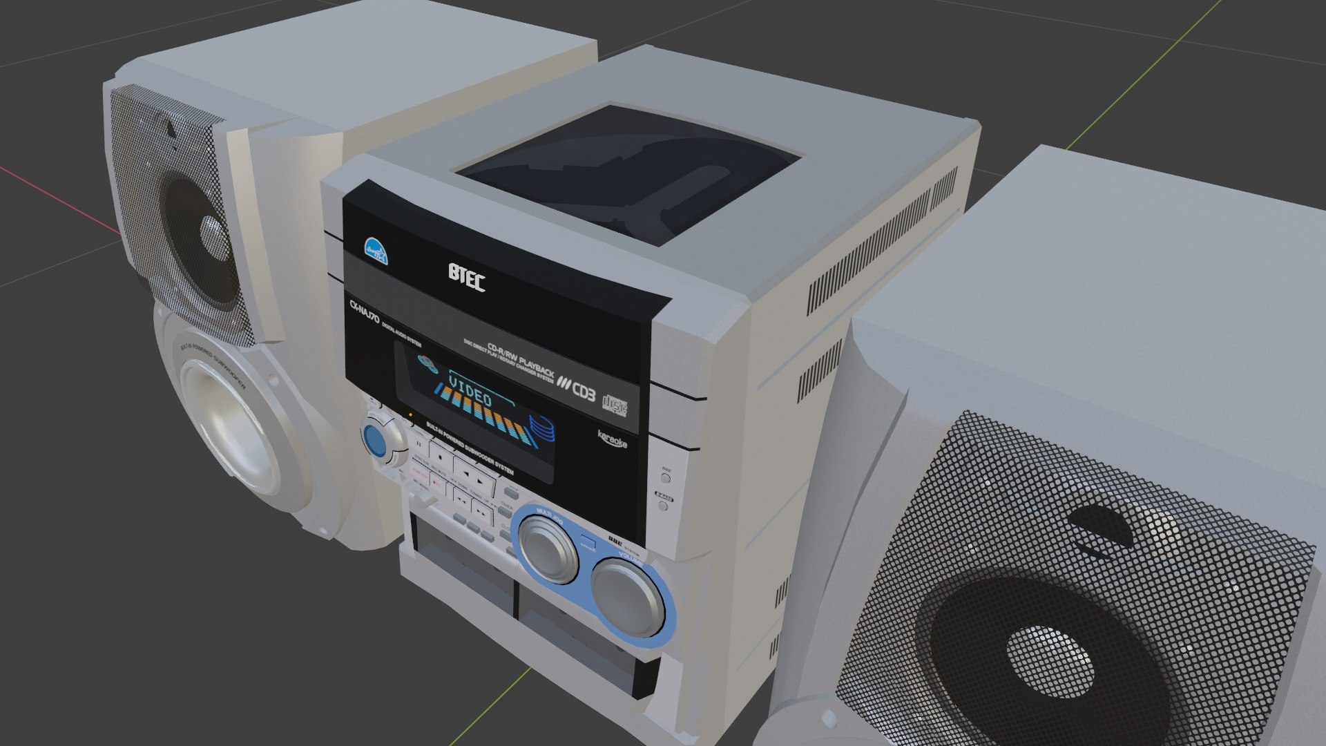 3D Stereo System Circa 2000s - TurboSquid 2259951