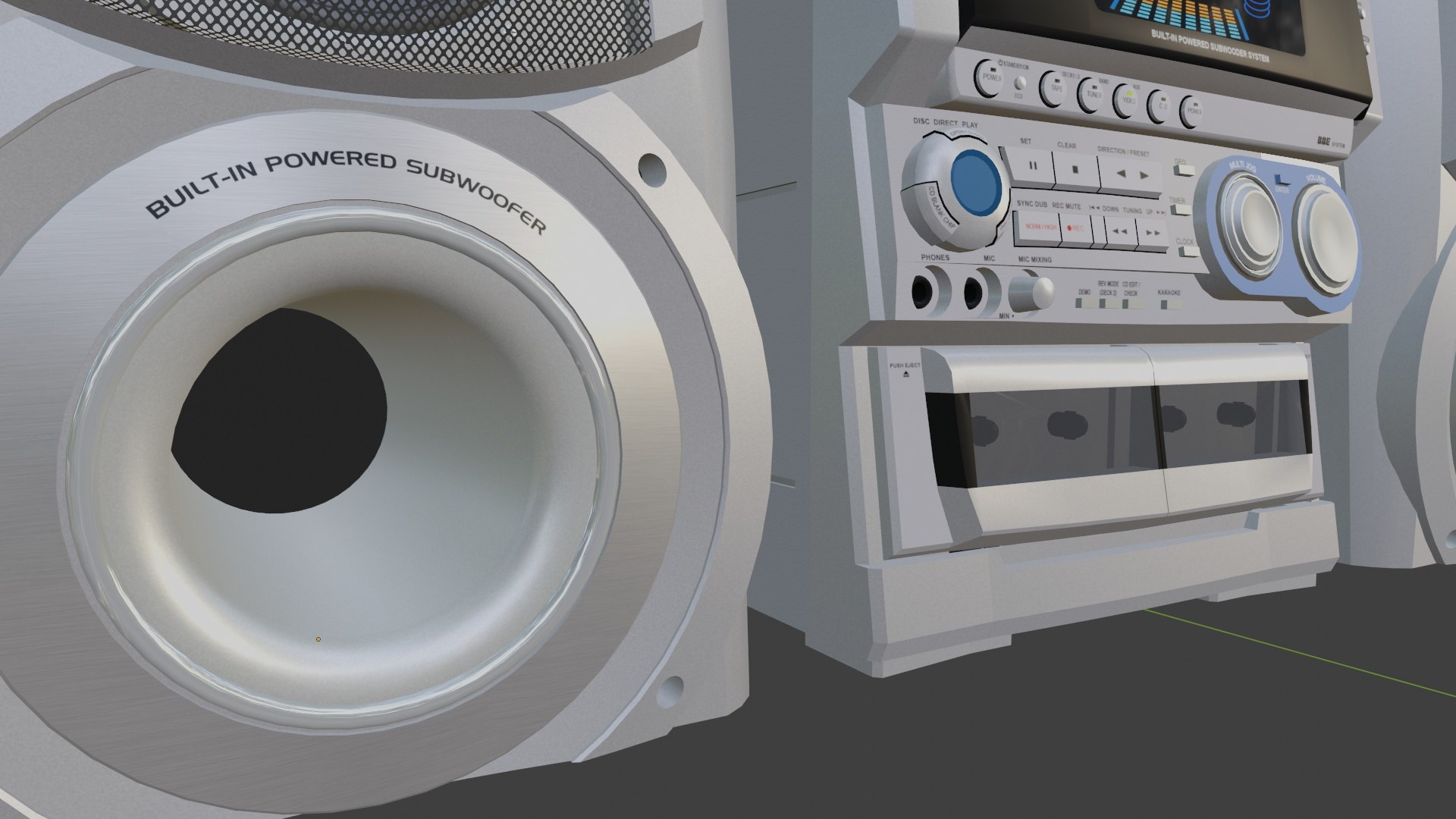 3D Stereo System Circa 2000s - TurboSquid 2259951
