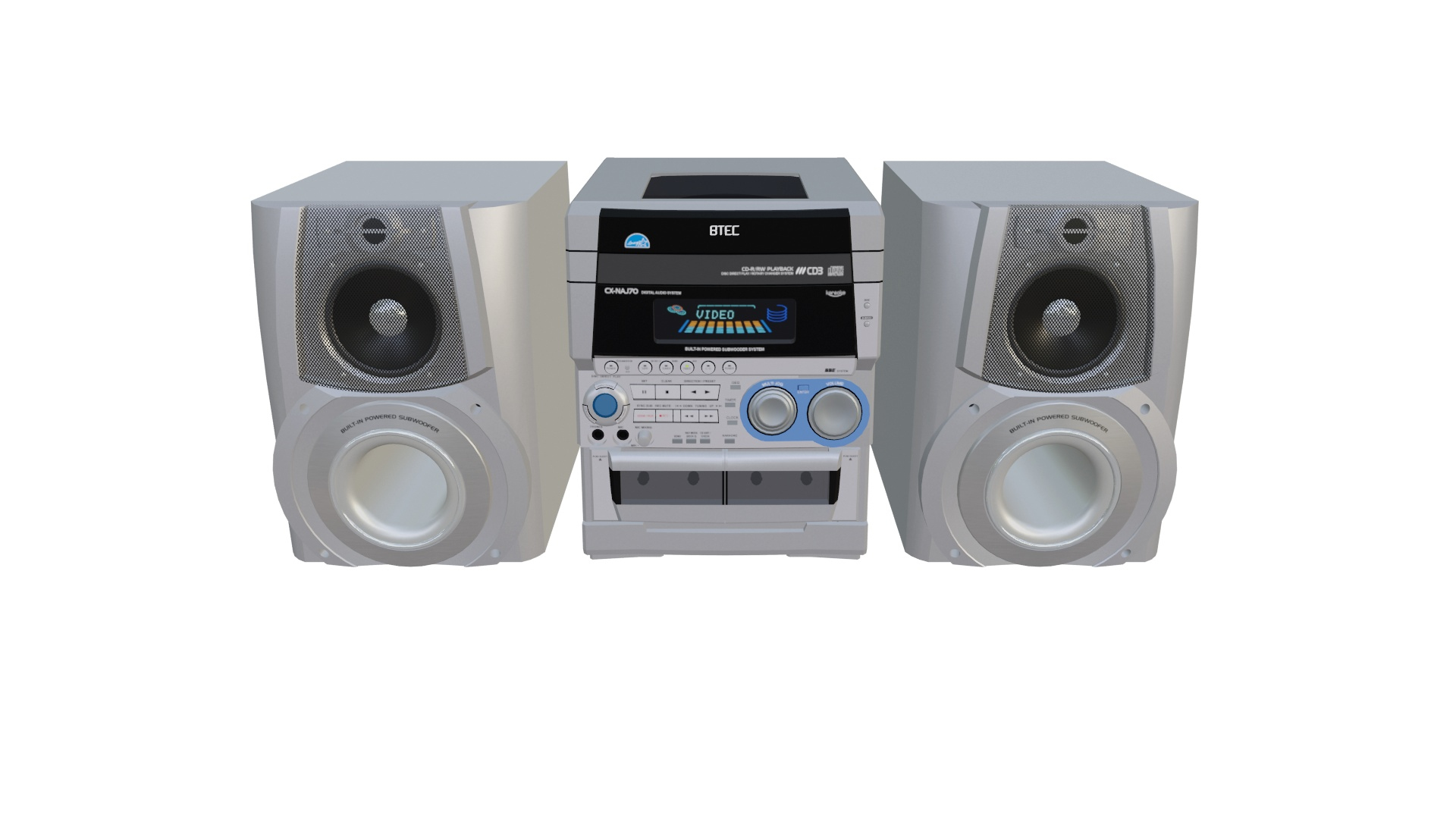 3D Stereo System Circa 2000s - TurboSquid 2259951