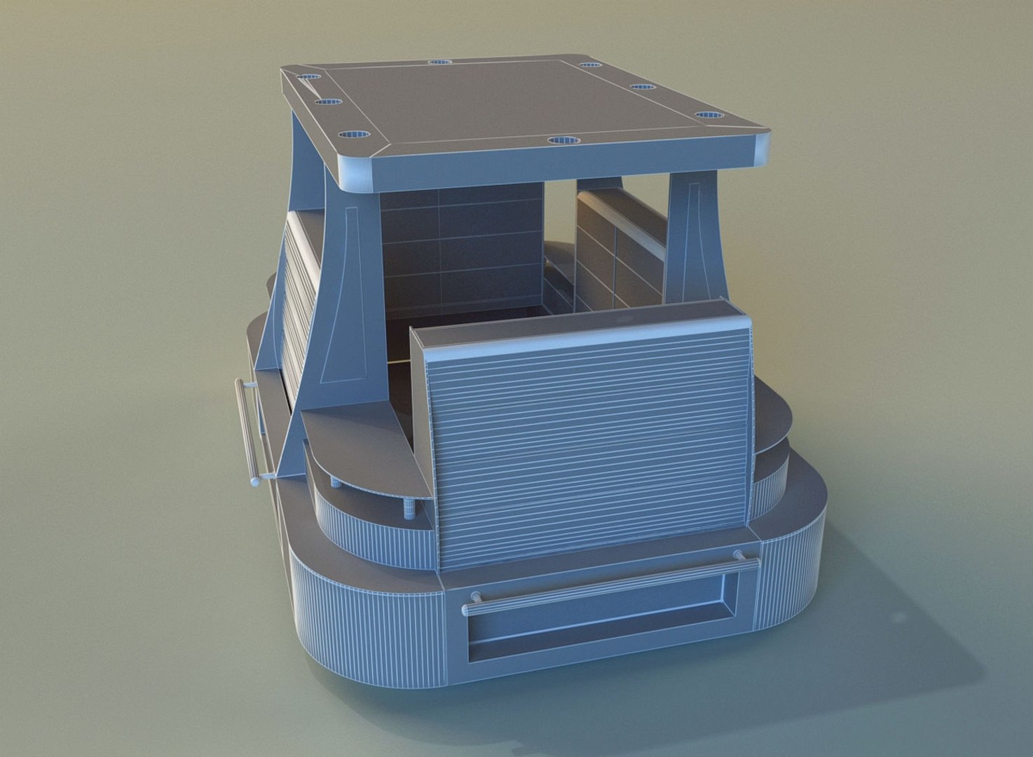 Pavilion Trade 3d Model