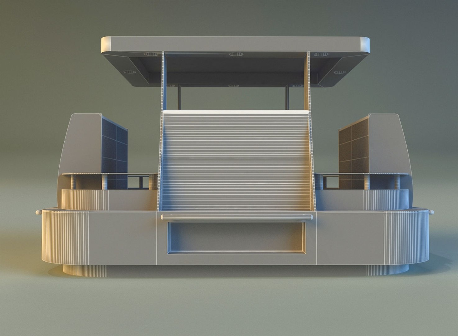 Pavilion Trade 3d Model