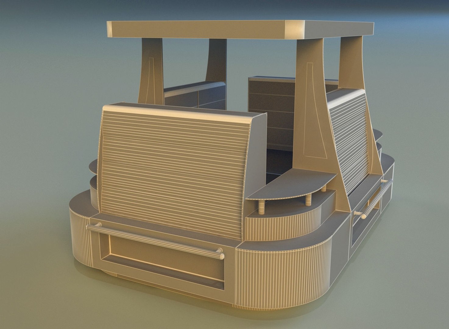 Pavilion Trade 3d Model
