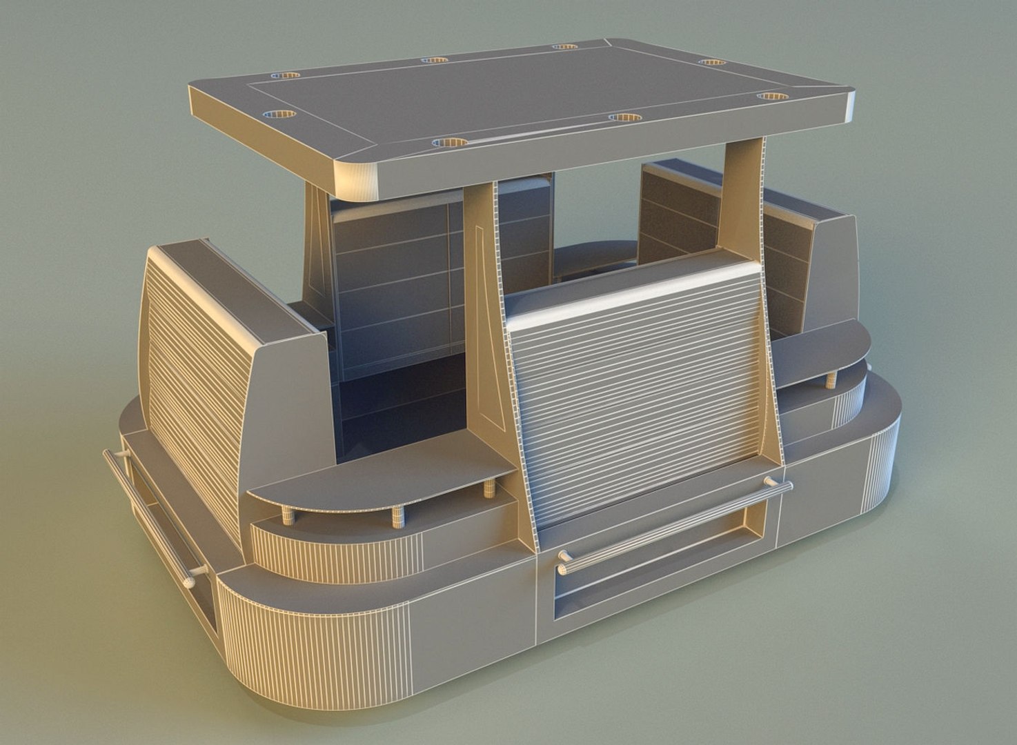 Pavilion Trade 3d Model