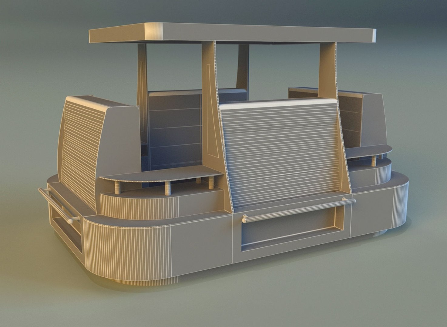 Pavilion Trade 3d Model