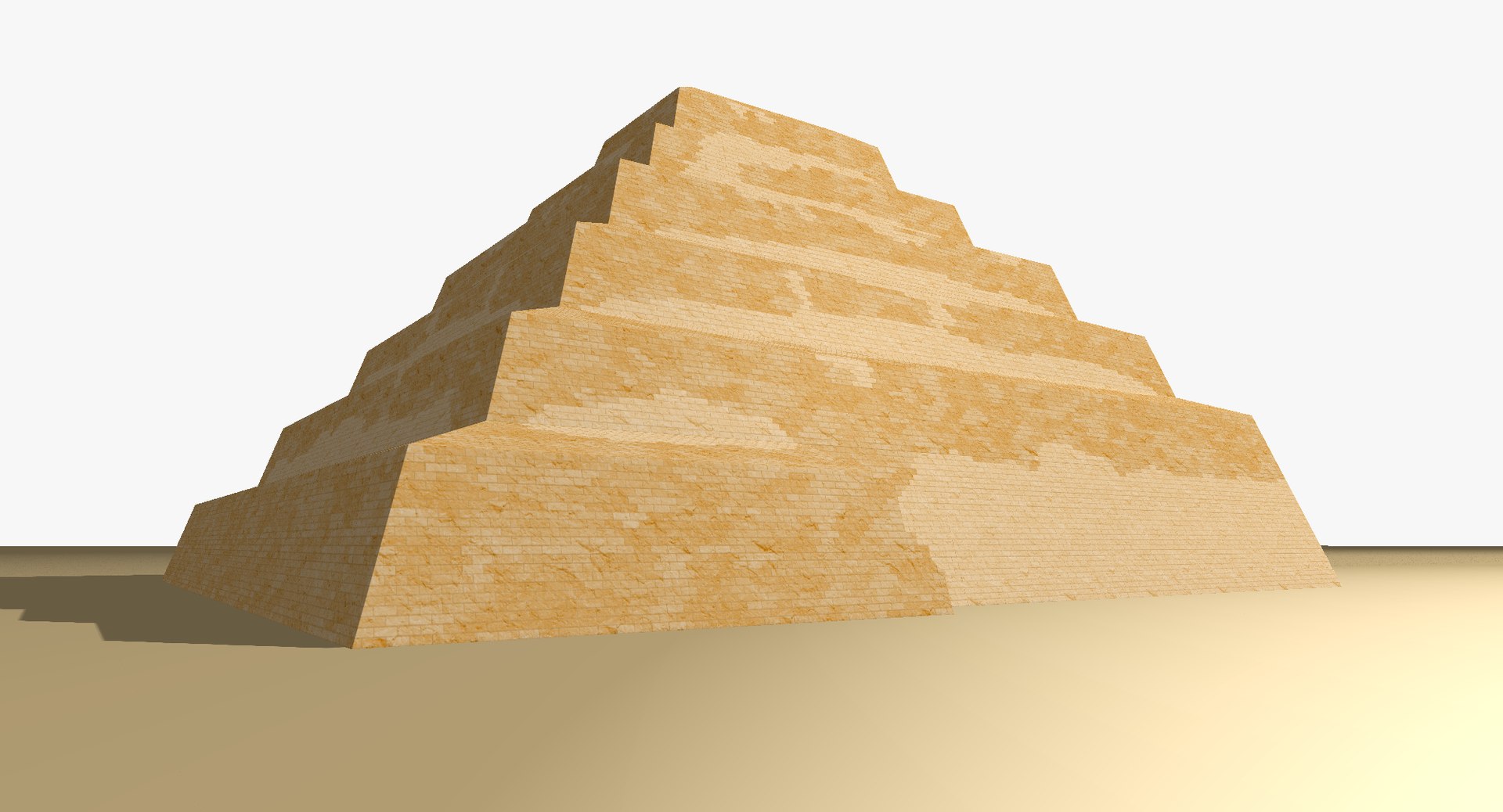 3D Step Pyramid - TurboSquid 1869807