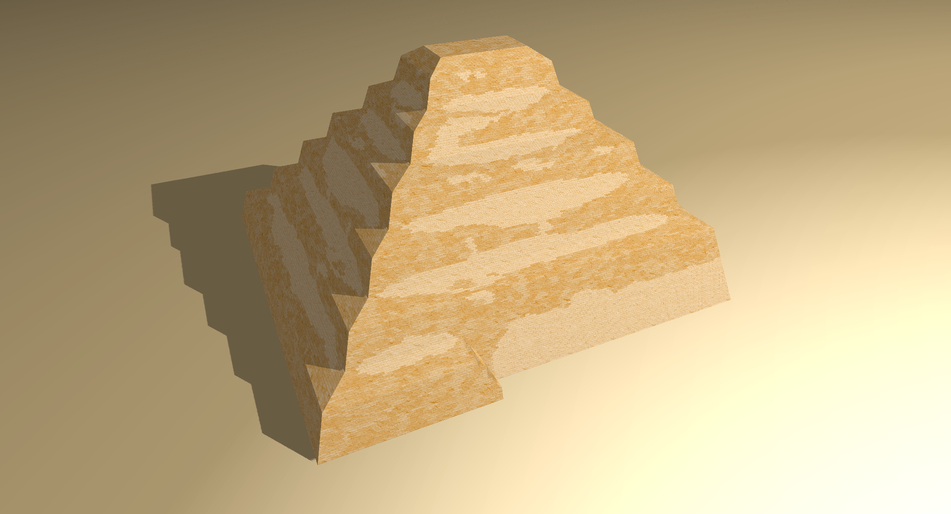 3D Step Pyramid - TurboSquid 1869807