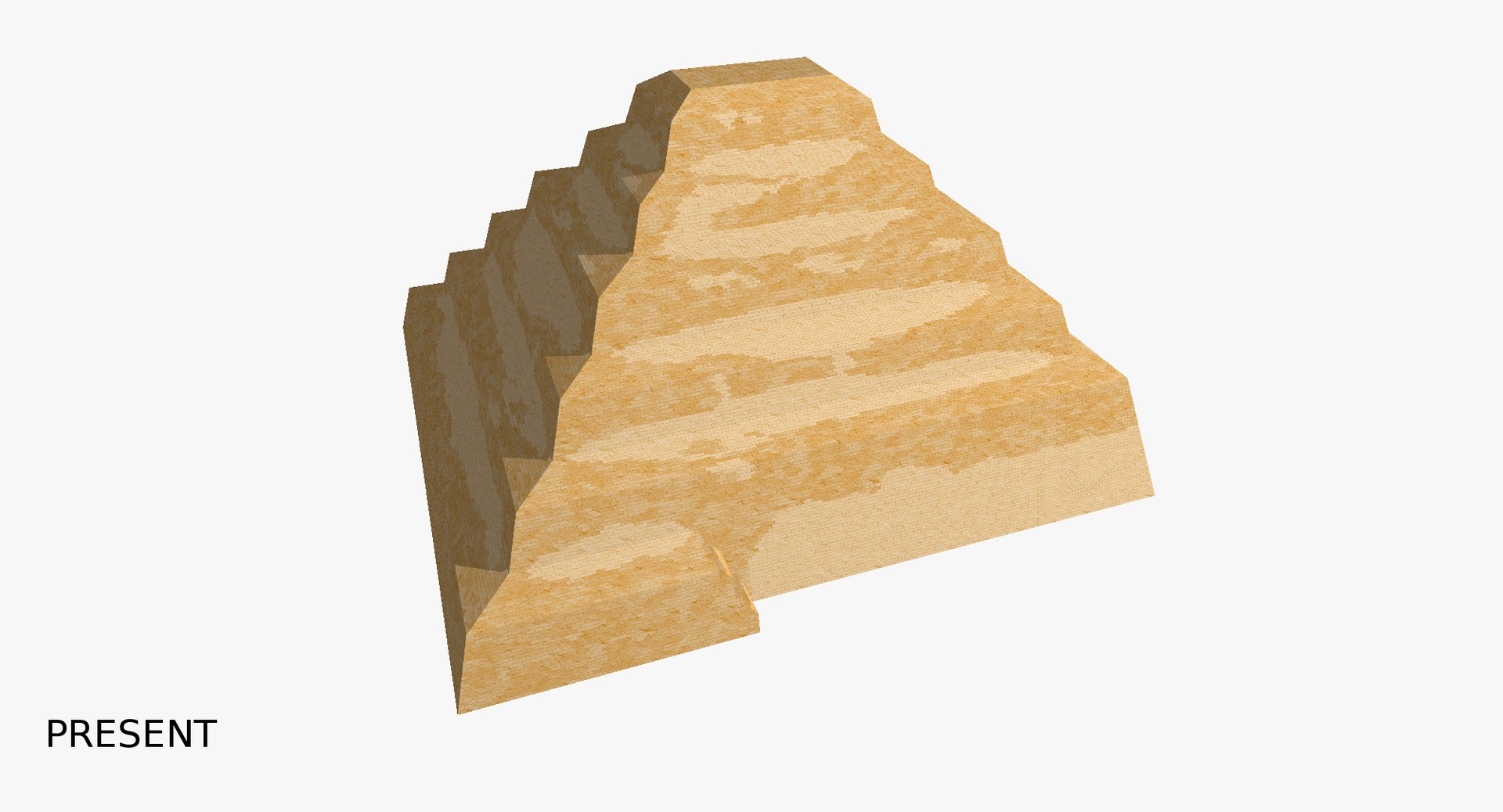 3D Step Pyramid - TurboSquid 1869807