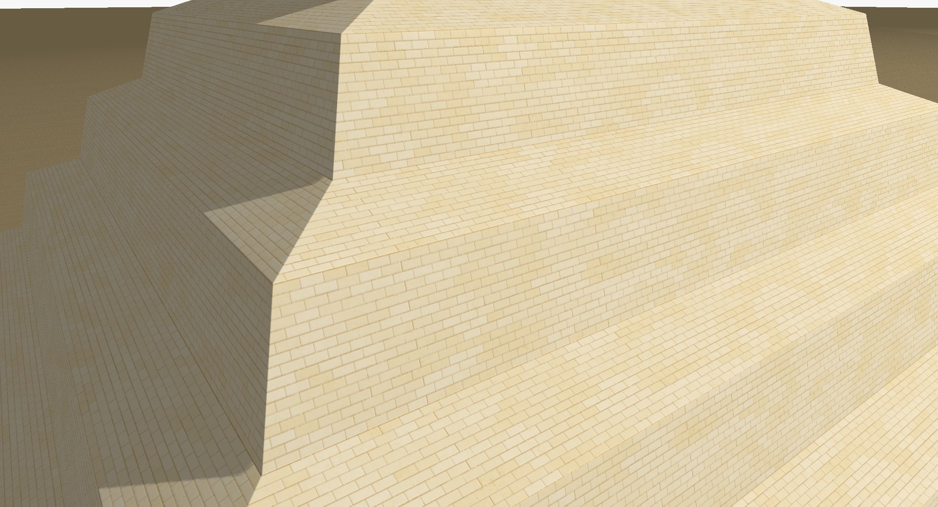 3D Step Pyramid - TurboSquid 1869807