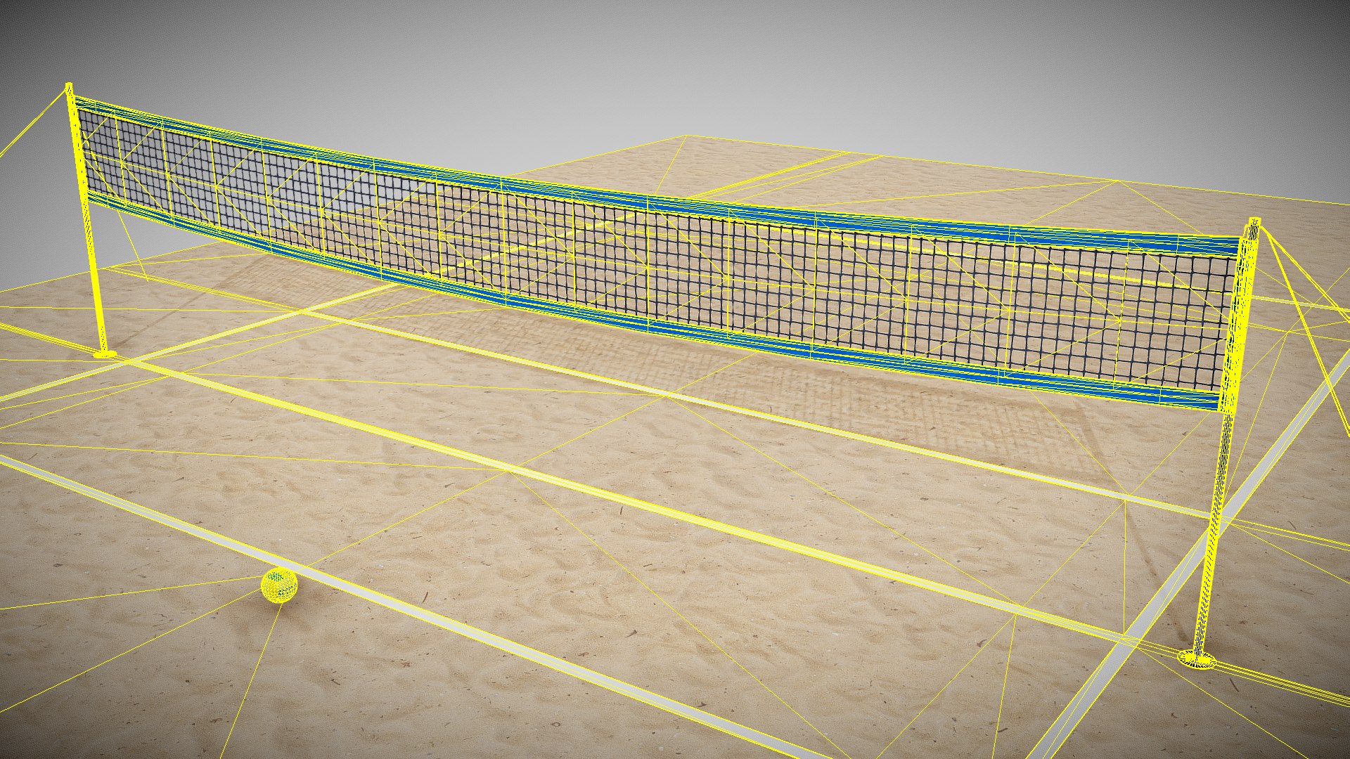 3D Volleyball Net model - TurboSquid 1839828