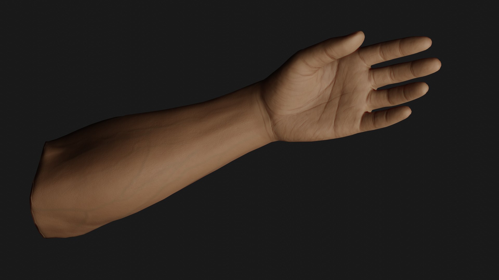 3D model Male Left Hand Rigged - TurboSquid 1748931
