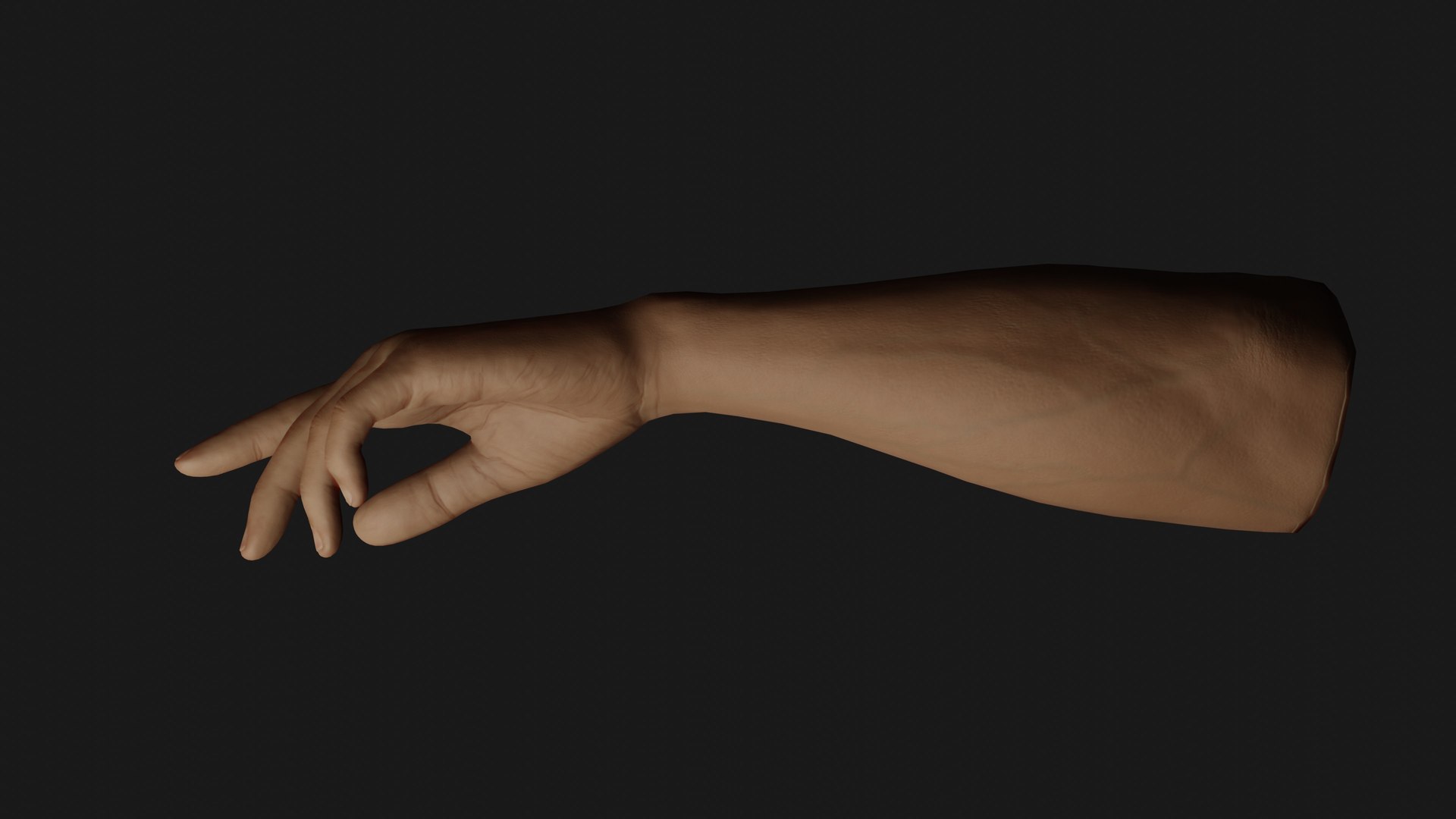 3D Model Male Left Hand Rigged - TurboSquid 1748931