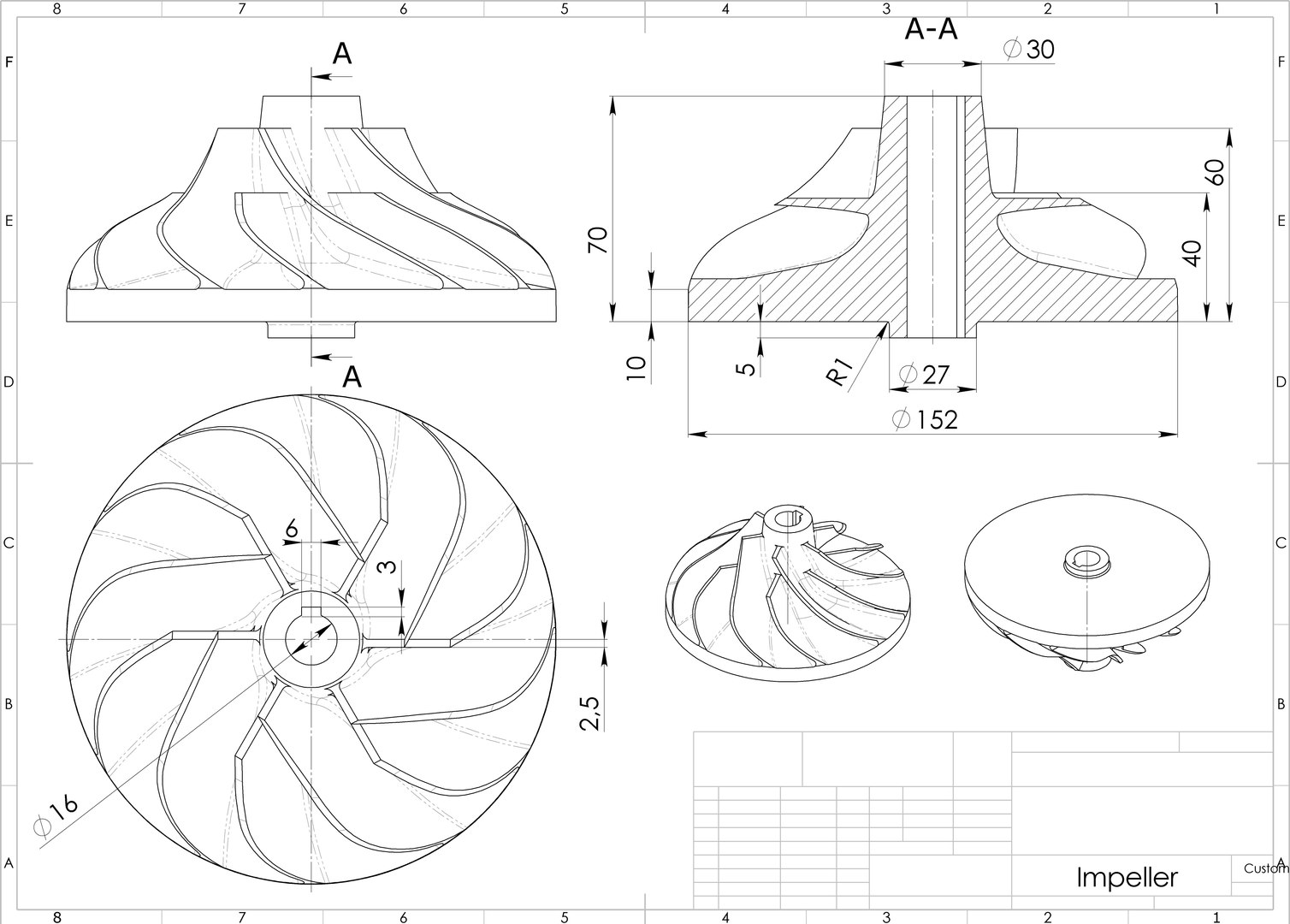 Turbo Impeller Model - TurboSquid 1460947