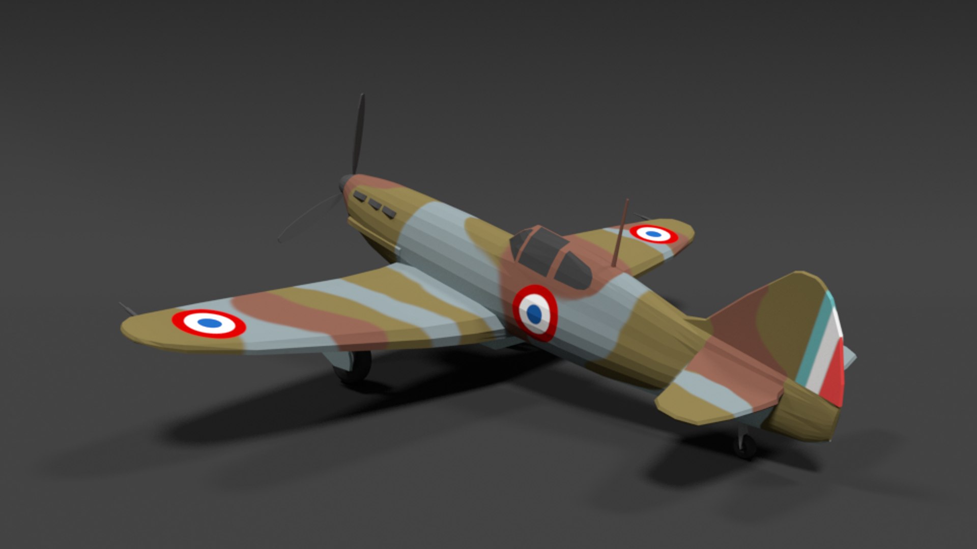 Dewoitine Wwii Airplane Model - TurboSquid 1545743
