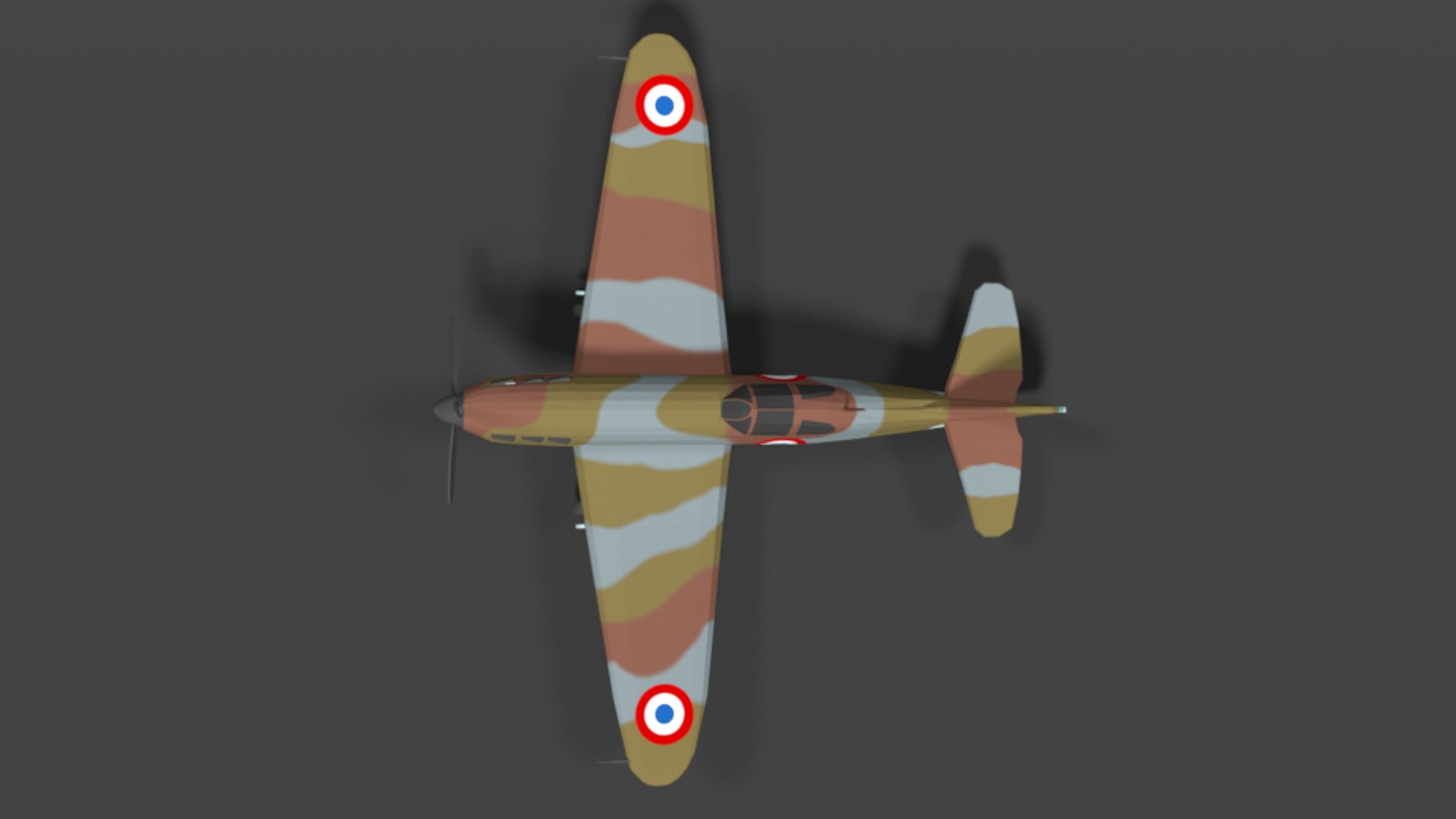 Dewoitine Wwii Airplane Model - TurboSquid 1545743