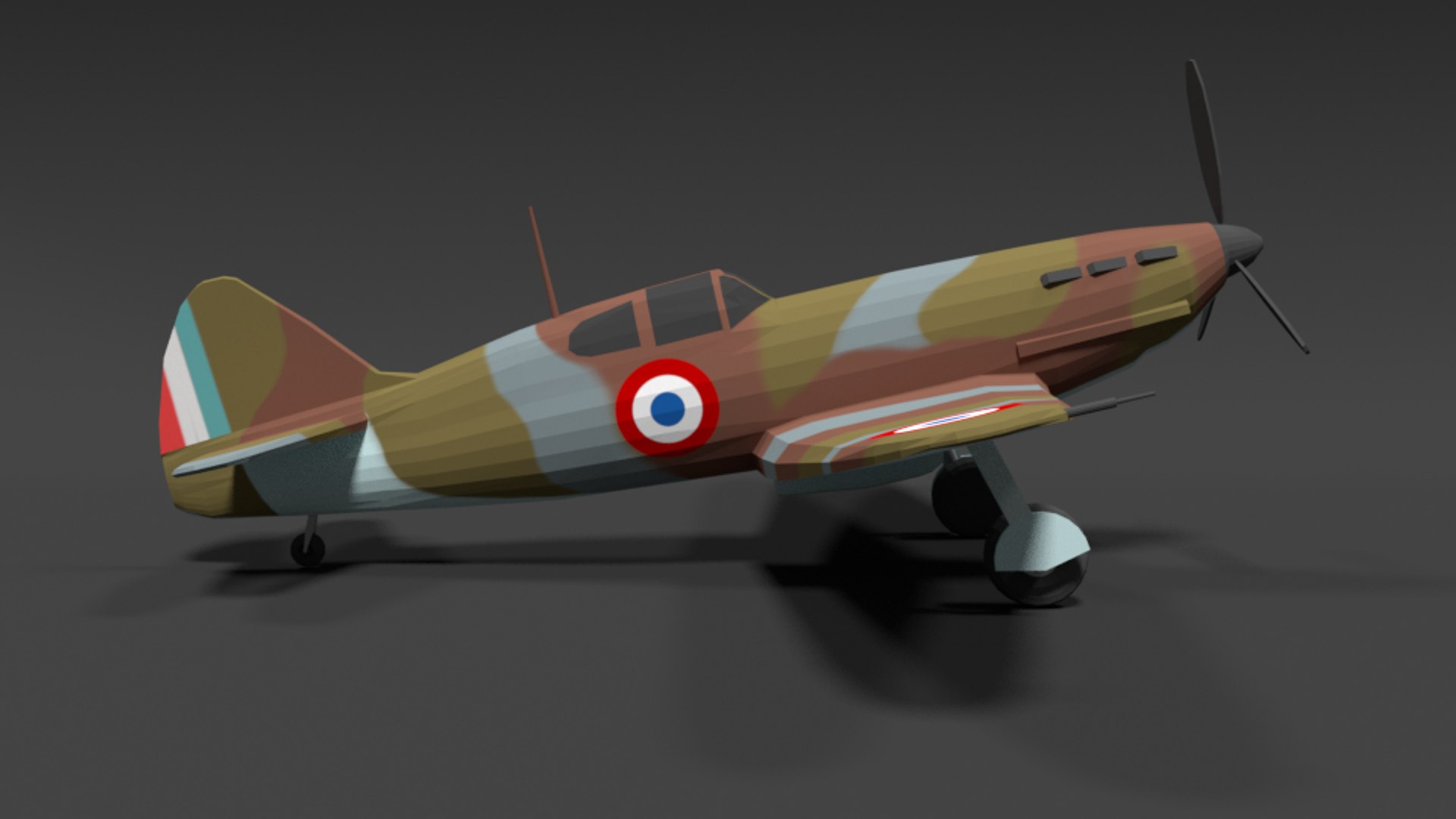 Dewoitine Wwii Airplane Model - TurboSquid 1545743