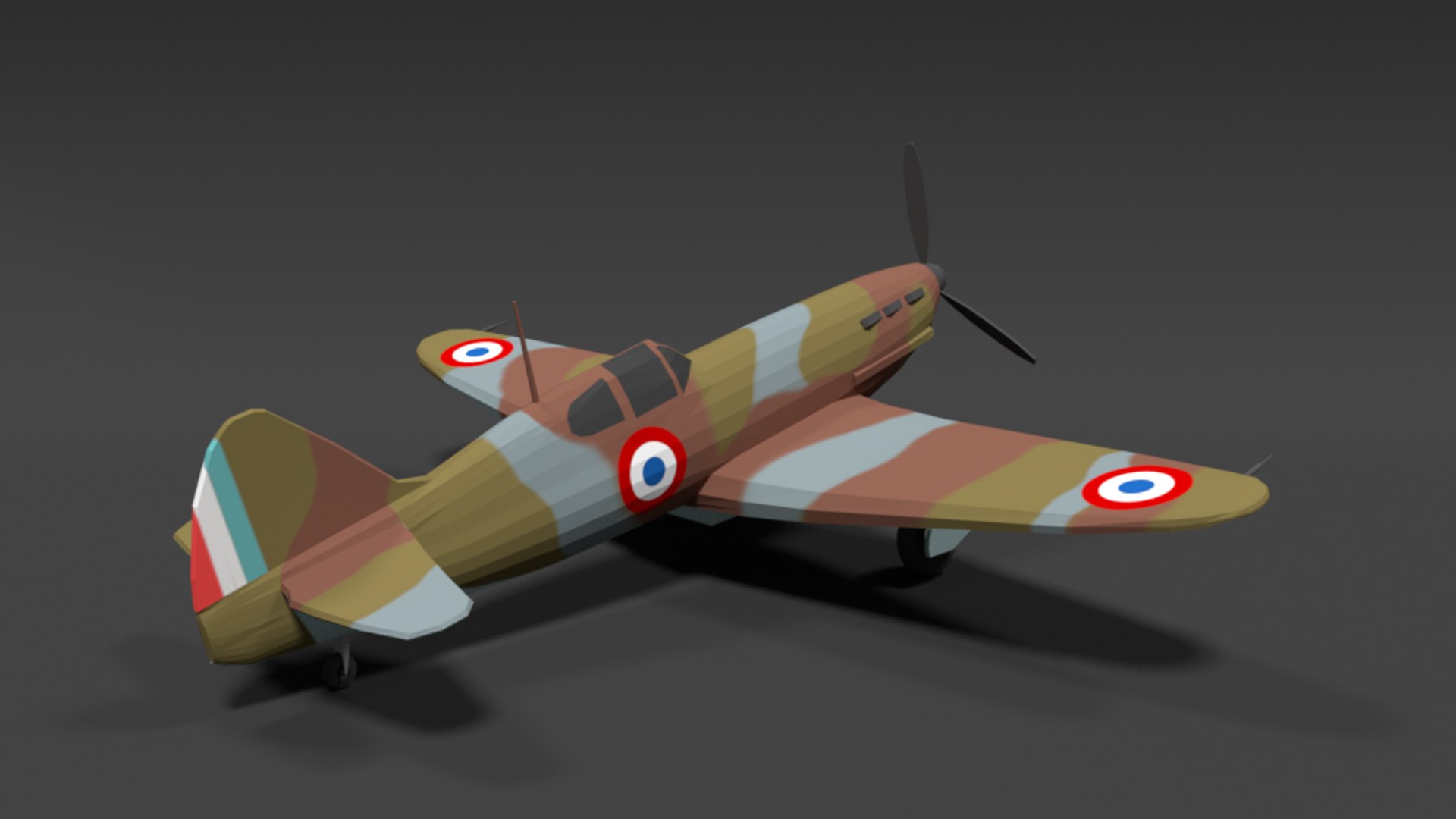 Dewoitine Wwii Airplane Model - TurboSquid 1545743
