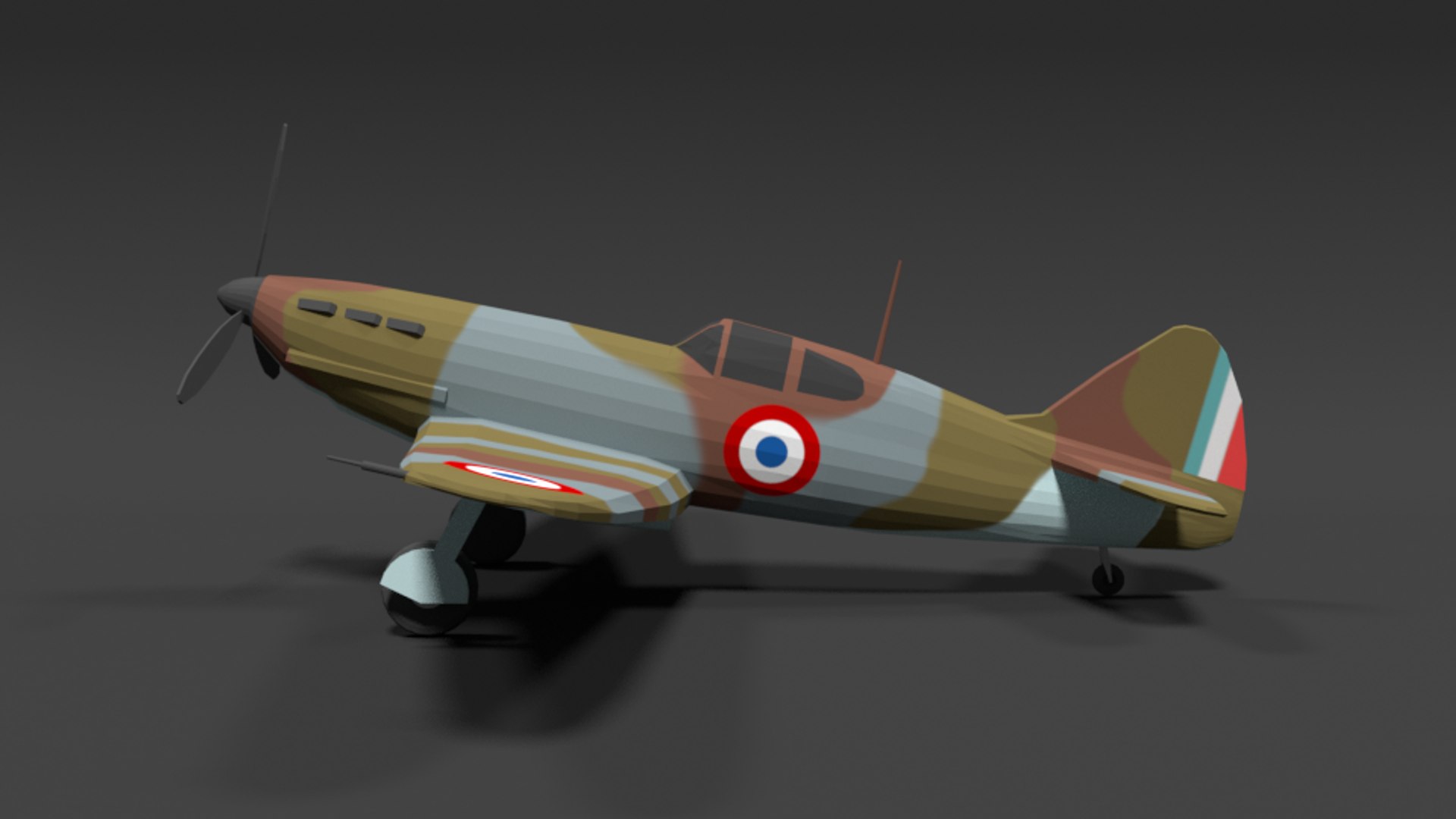 Dewoitine Wwii Airplane Model - TurboSquid 1545743