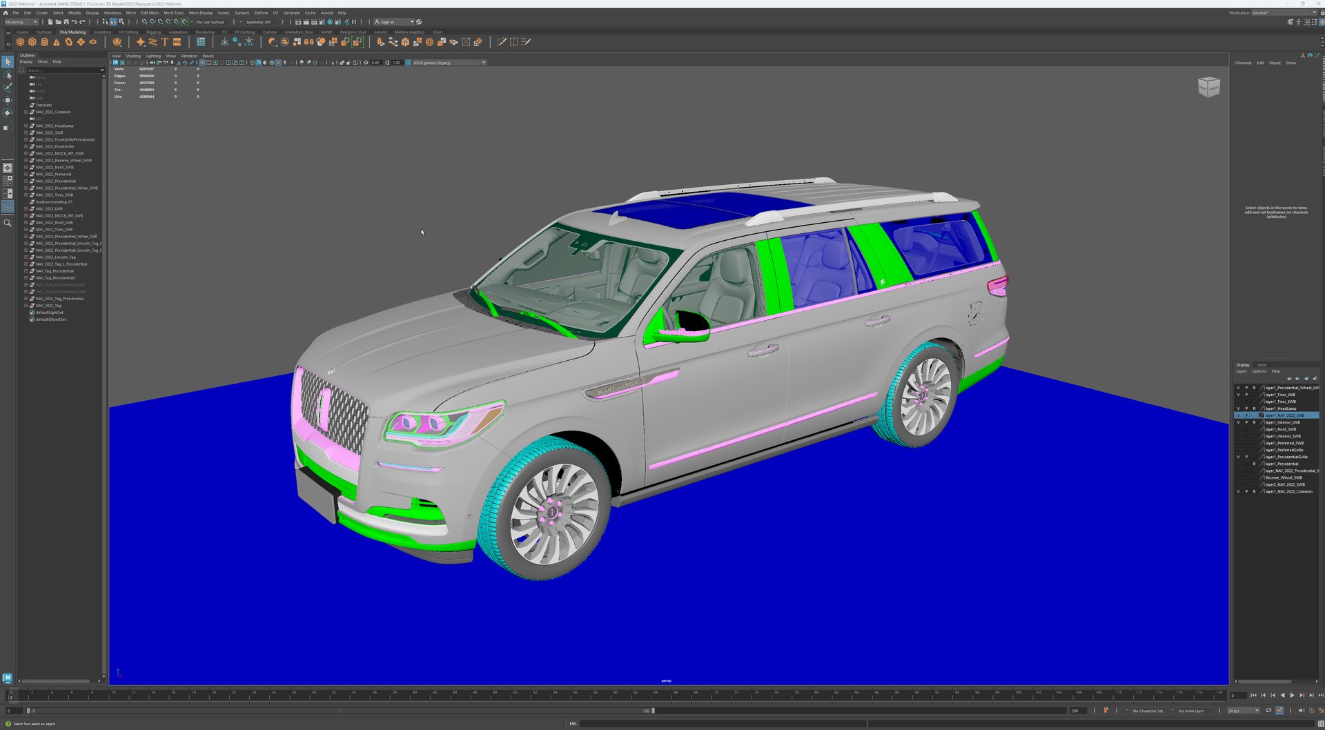 3D Lincoln Navigator - TurboSquid 2107105