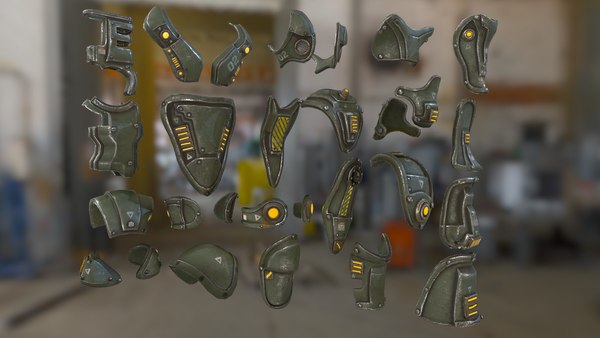 3D mech kitbash parts - - TurboSquid 1641764