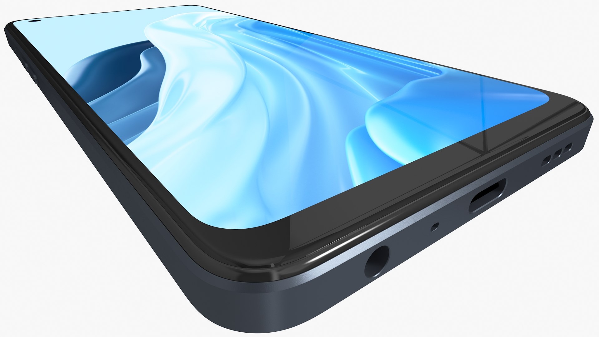 OPPO Reno 7-8 Lite 5G Black 3D Model - TurboSquid 1975754