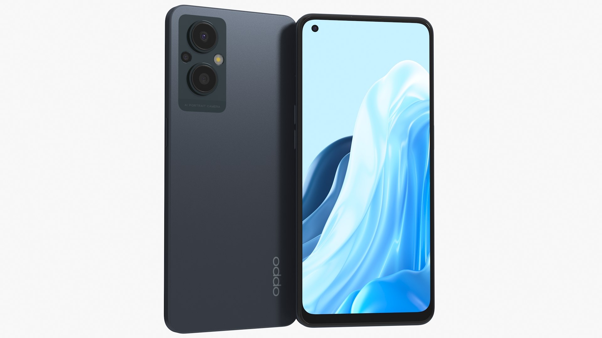 OPPO Reno 7-8 Lite 5G Black 3D model - TurboSquid 1975754