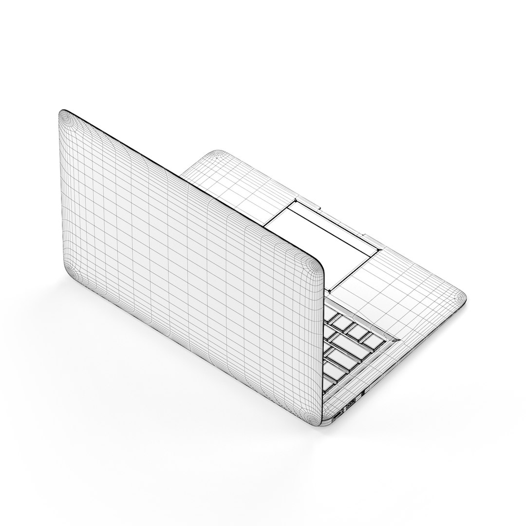 3d Model Silver Notebook