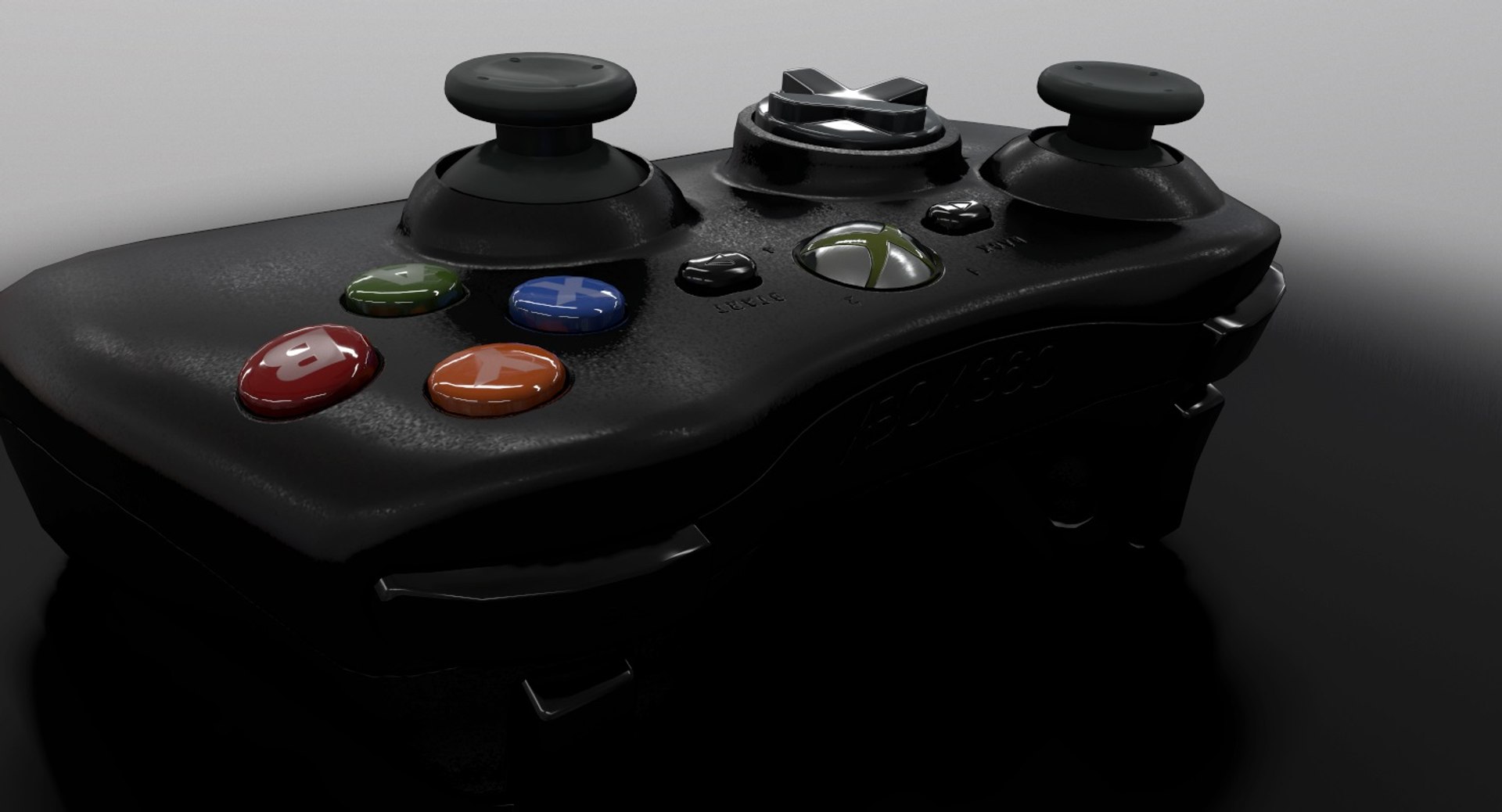 Xbox Controller Black Model - TurboSquid 1234968