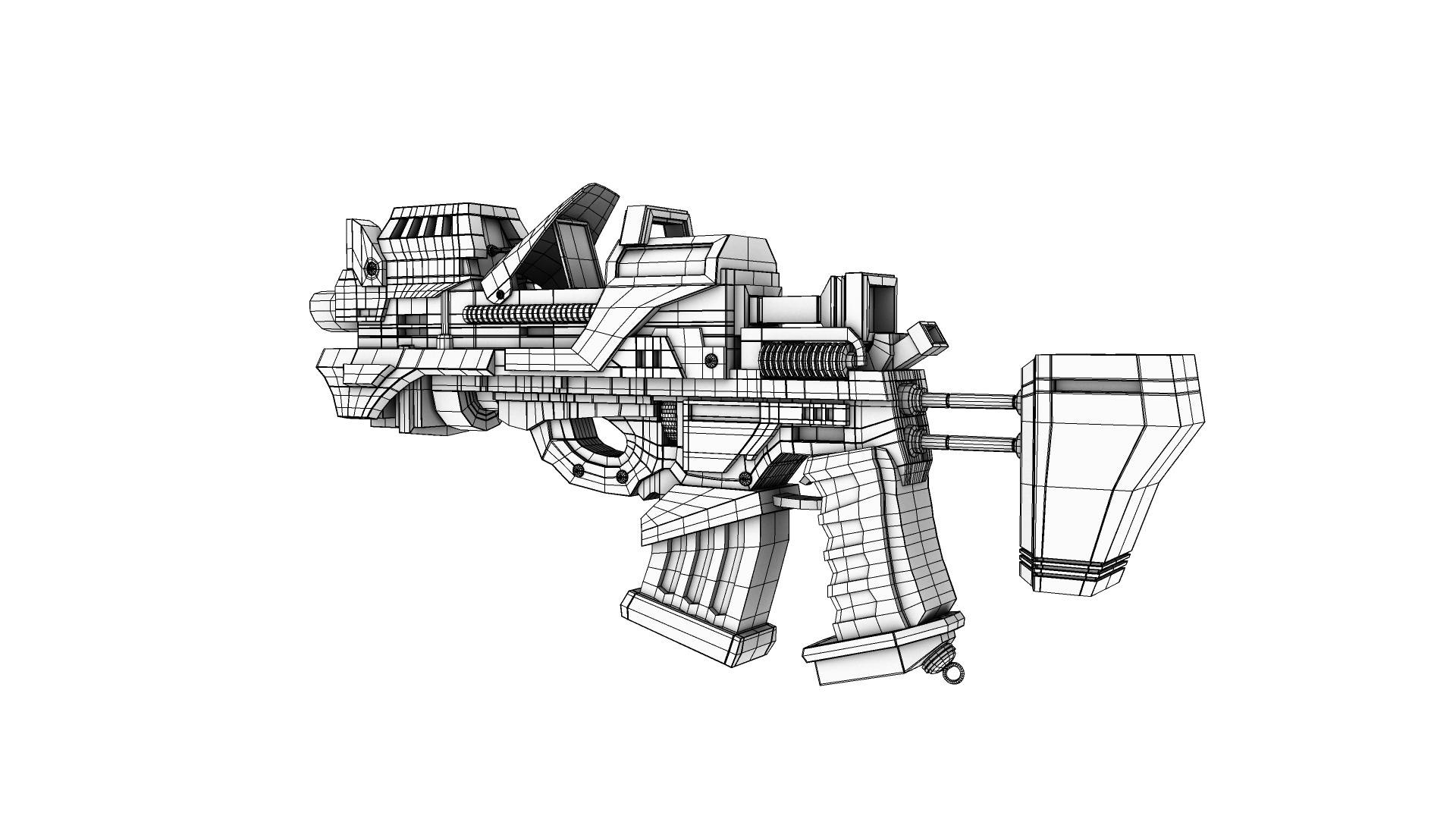 3d 3ds Army Gun