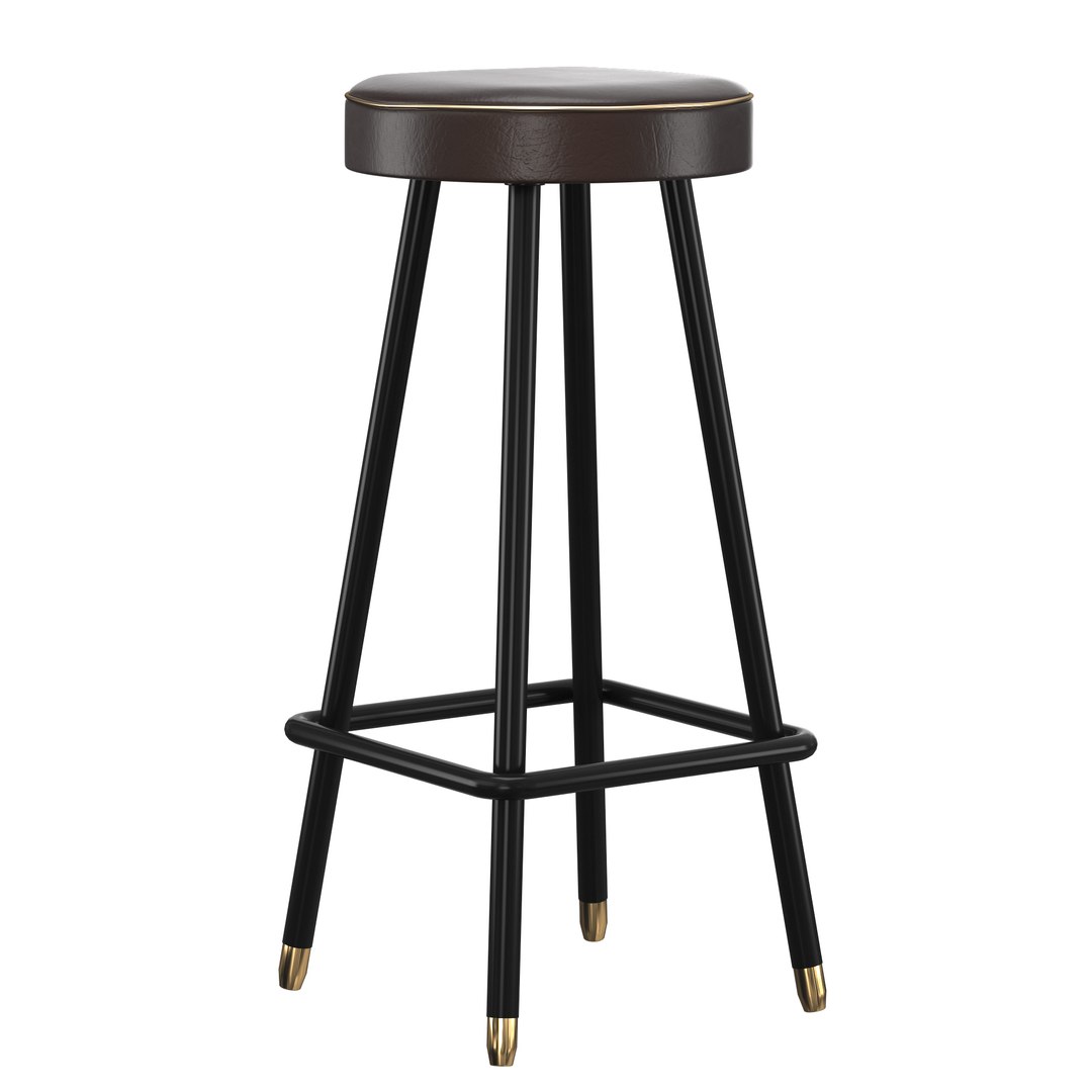 3D BLOCK B BAR STOOL model - TurboSquid 1918062