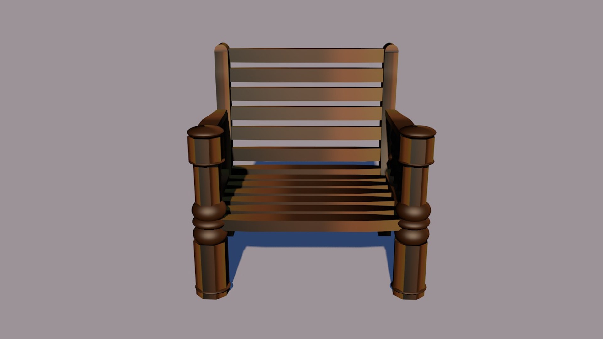 3D Beautiful Wood Chair - TurboSquid 1800923