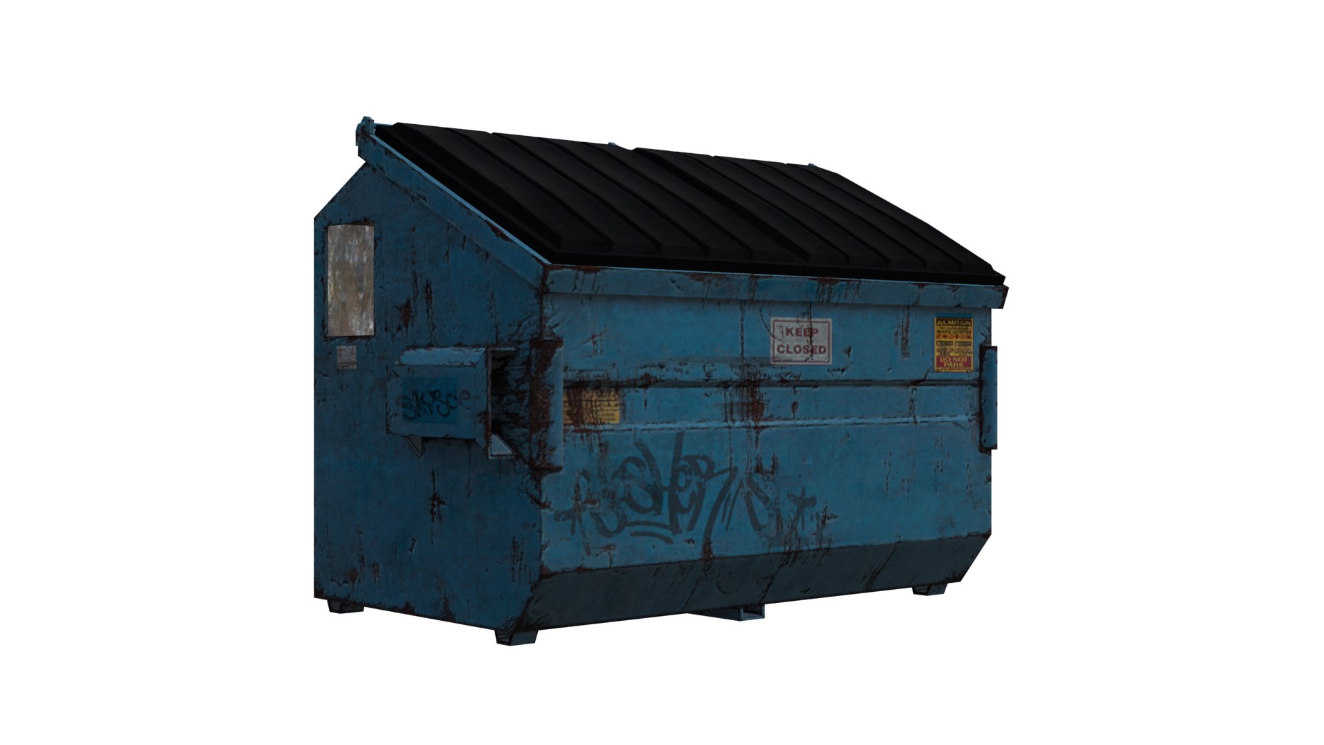 3D Model Dumpsters Bins - TurboSquid 2289131