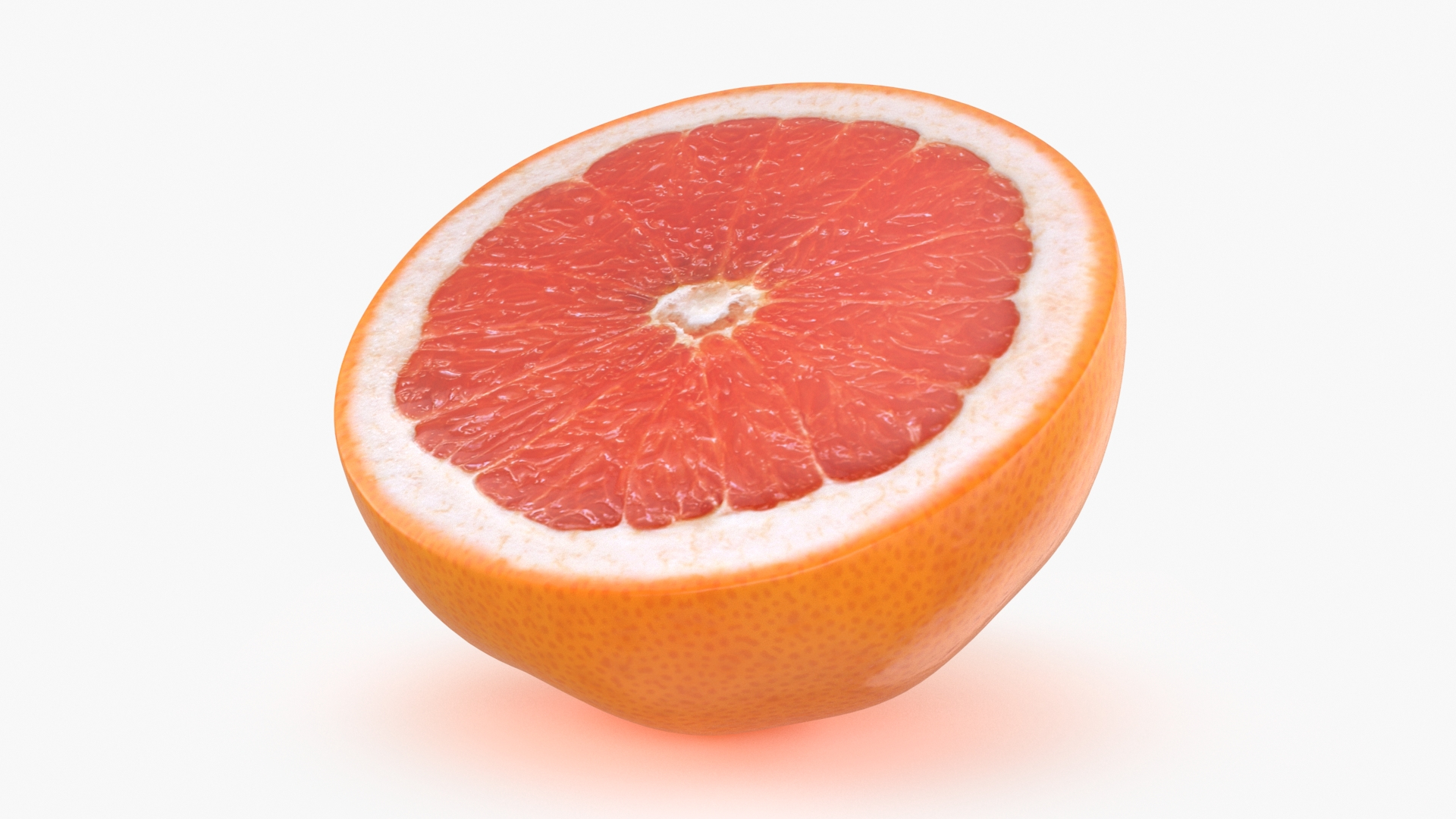 Half Red Grapefruit Model - TurboSquid 1997706